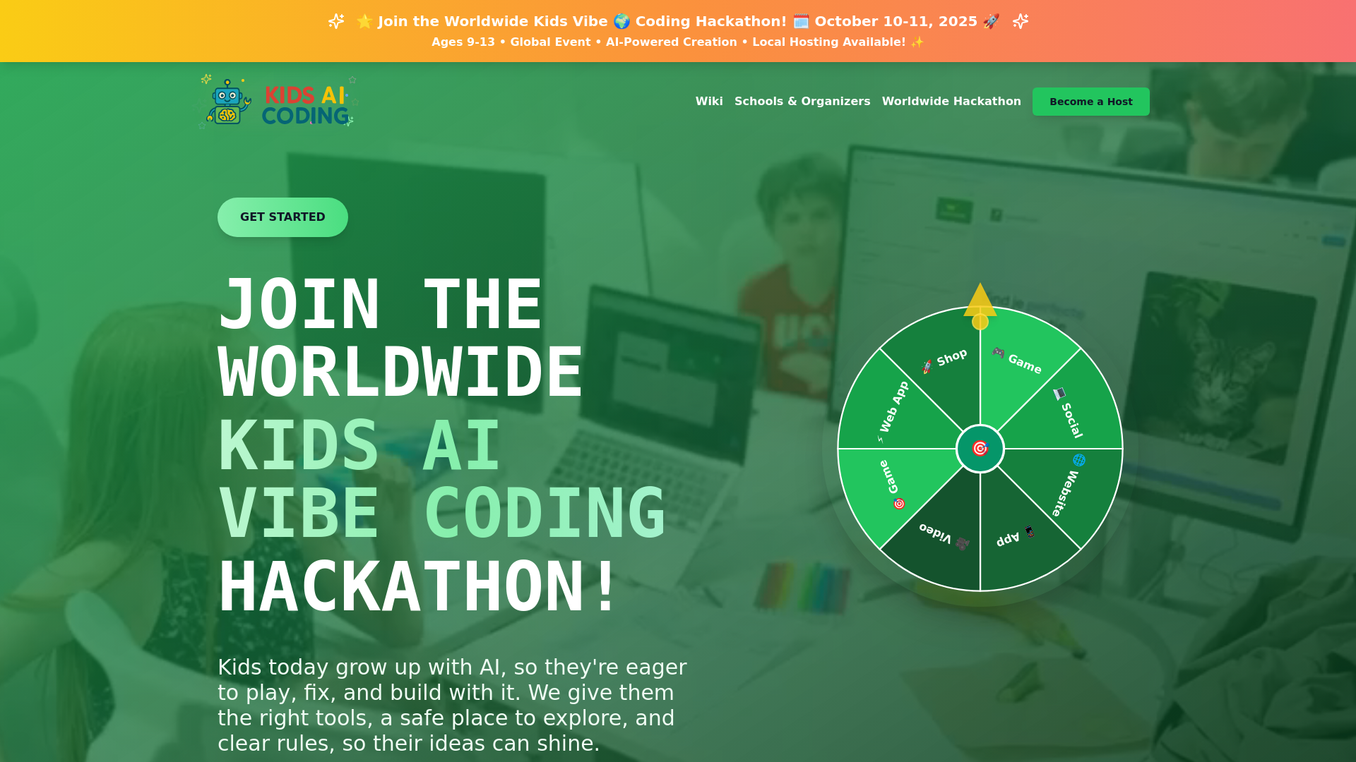 Kids AI Coding Hackathons | Learn Programming with AI | Ages 8-13