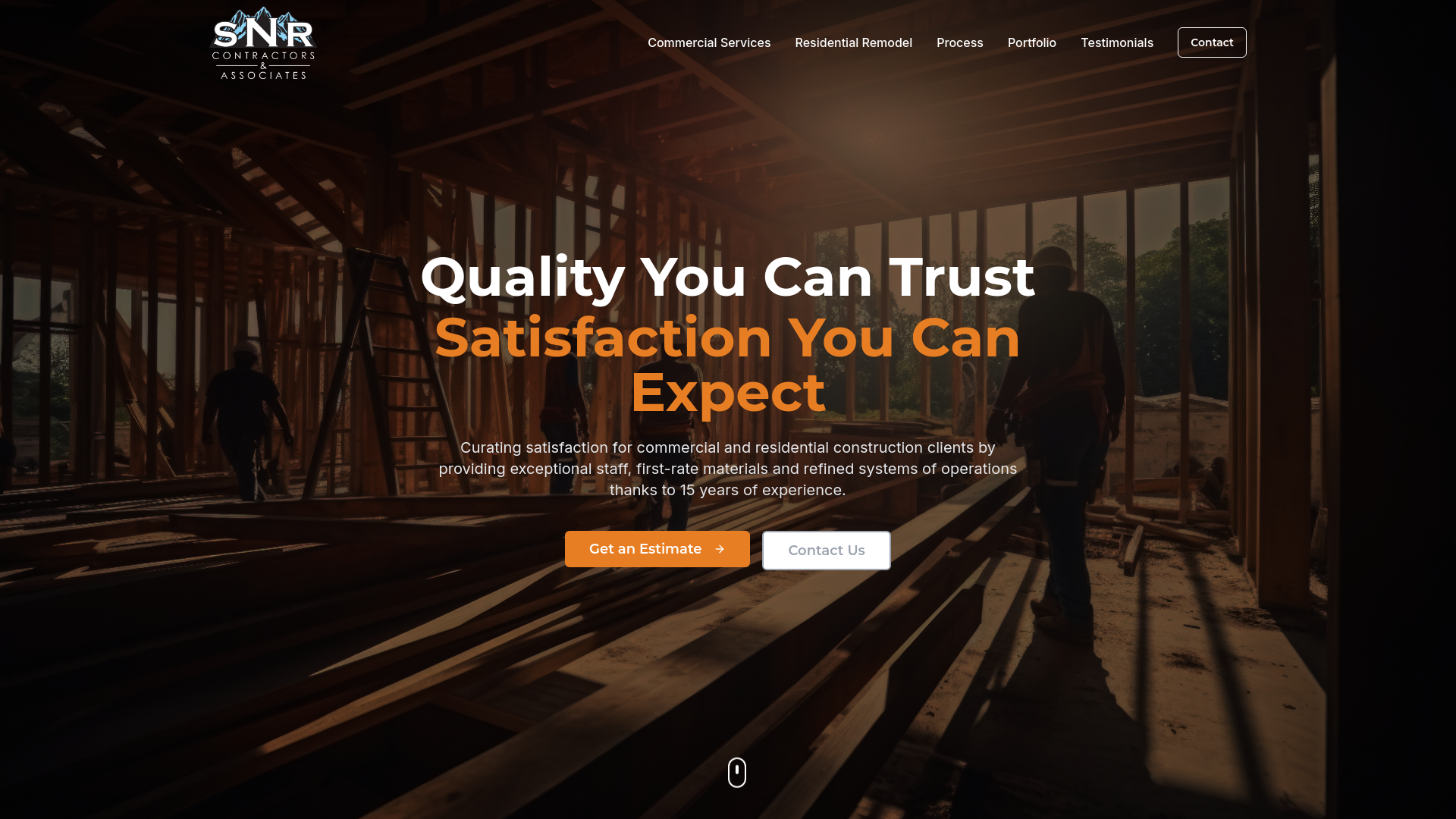 SNR Contractors | Quality Construction You Can Trust