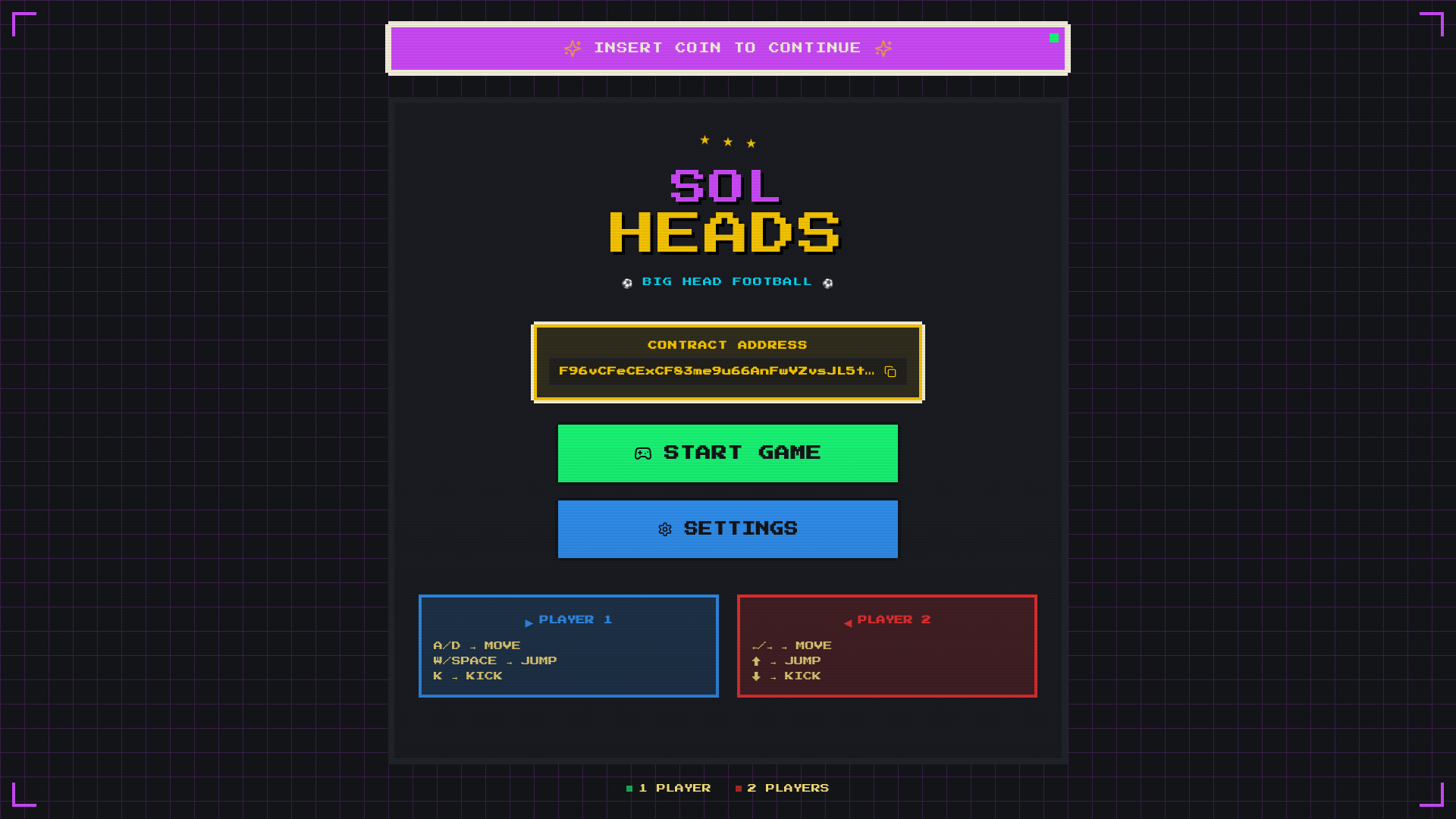 SOL HEADS GAME
