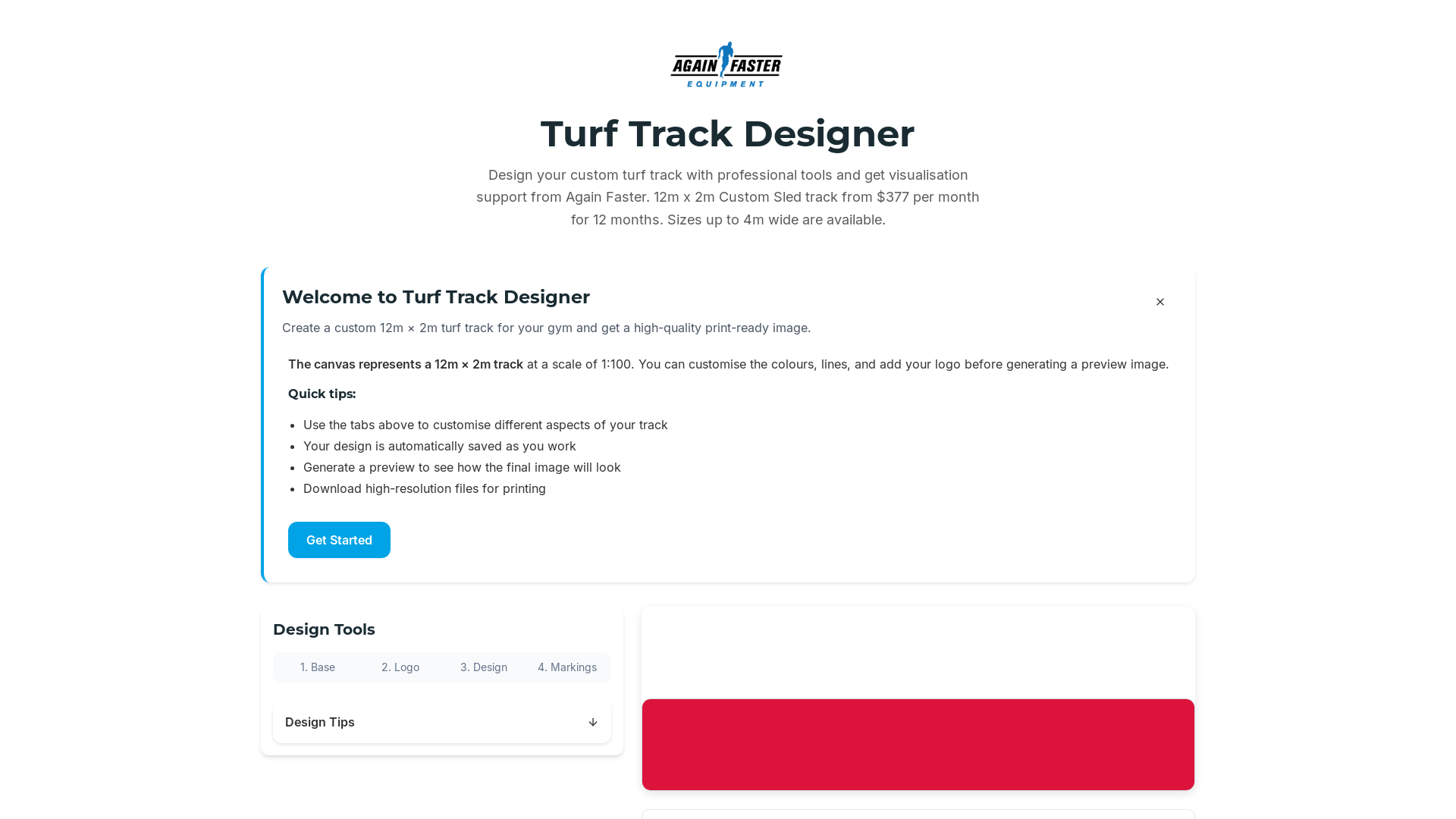 Turf Track Designer