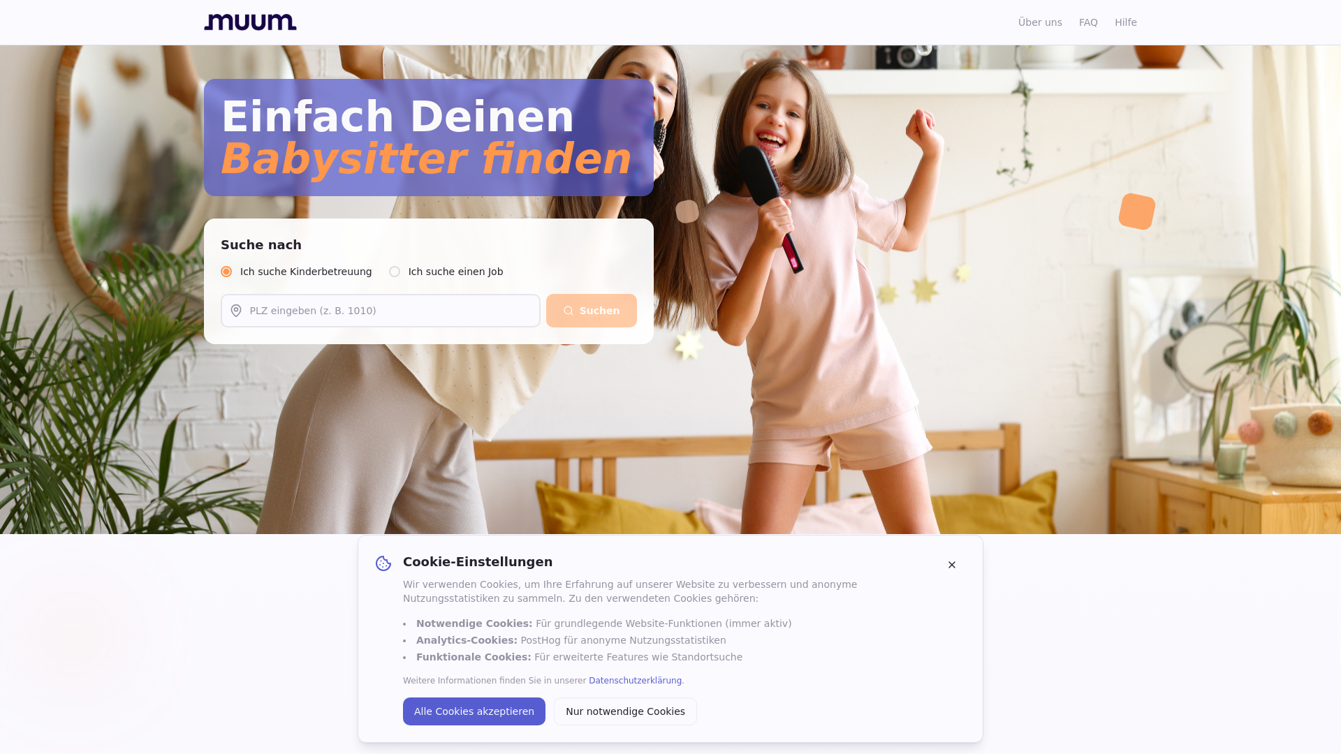 muum - Buche Nannies & Babysitter in Deiner Nähe