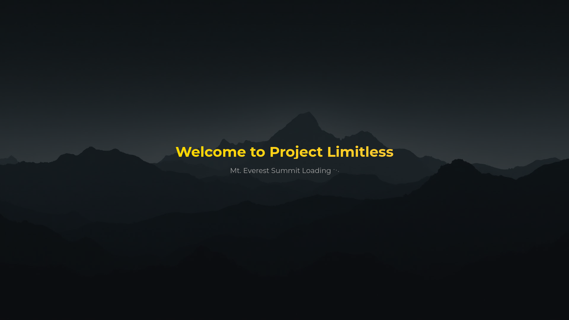 Project Limitless Everest 2028 – Redefining the Impossible