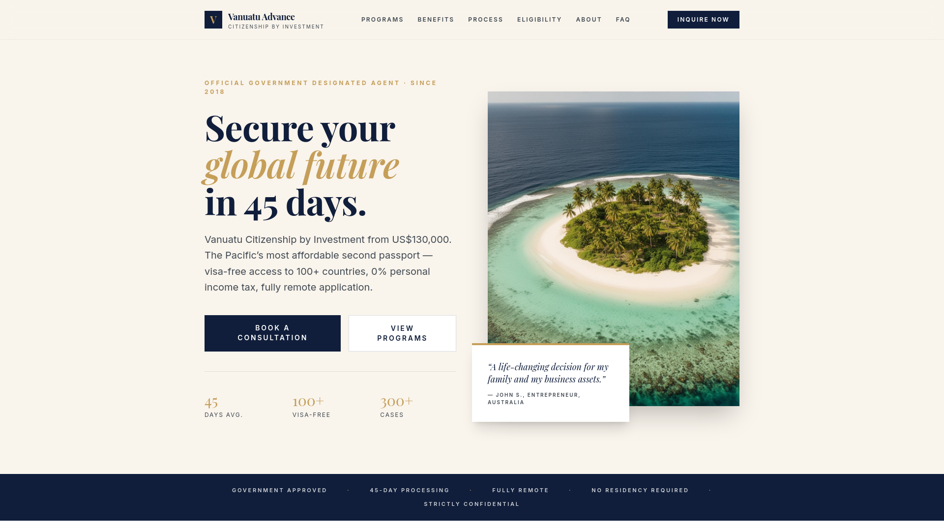 Ultimate Guide to Vanuatu Citizenship by Investment (2026)