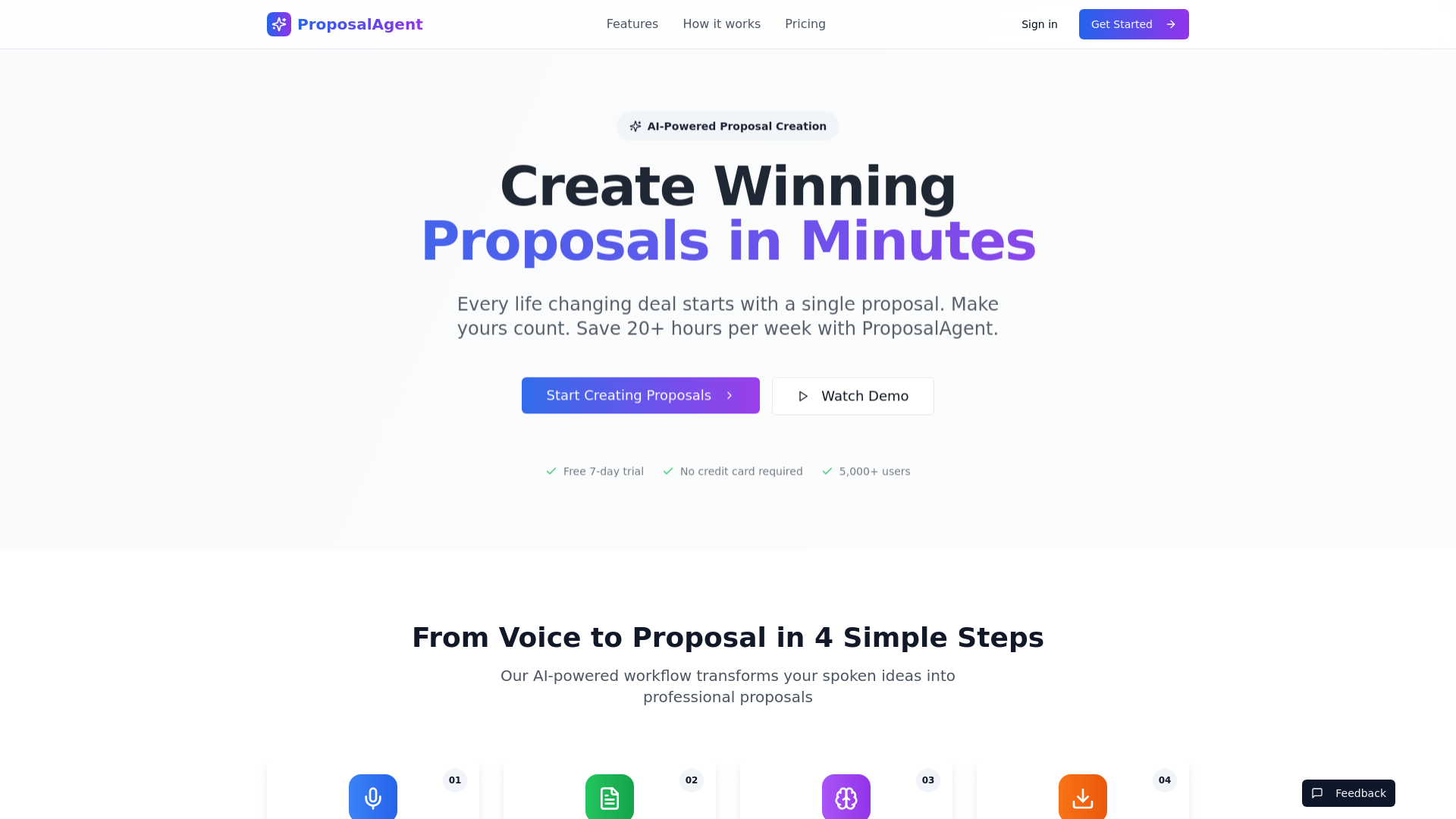ProposalAgent — AI Proposal Generator