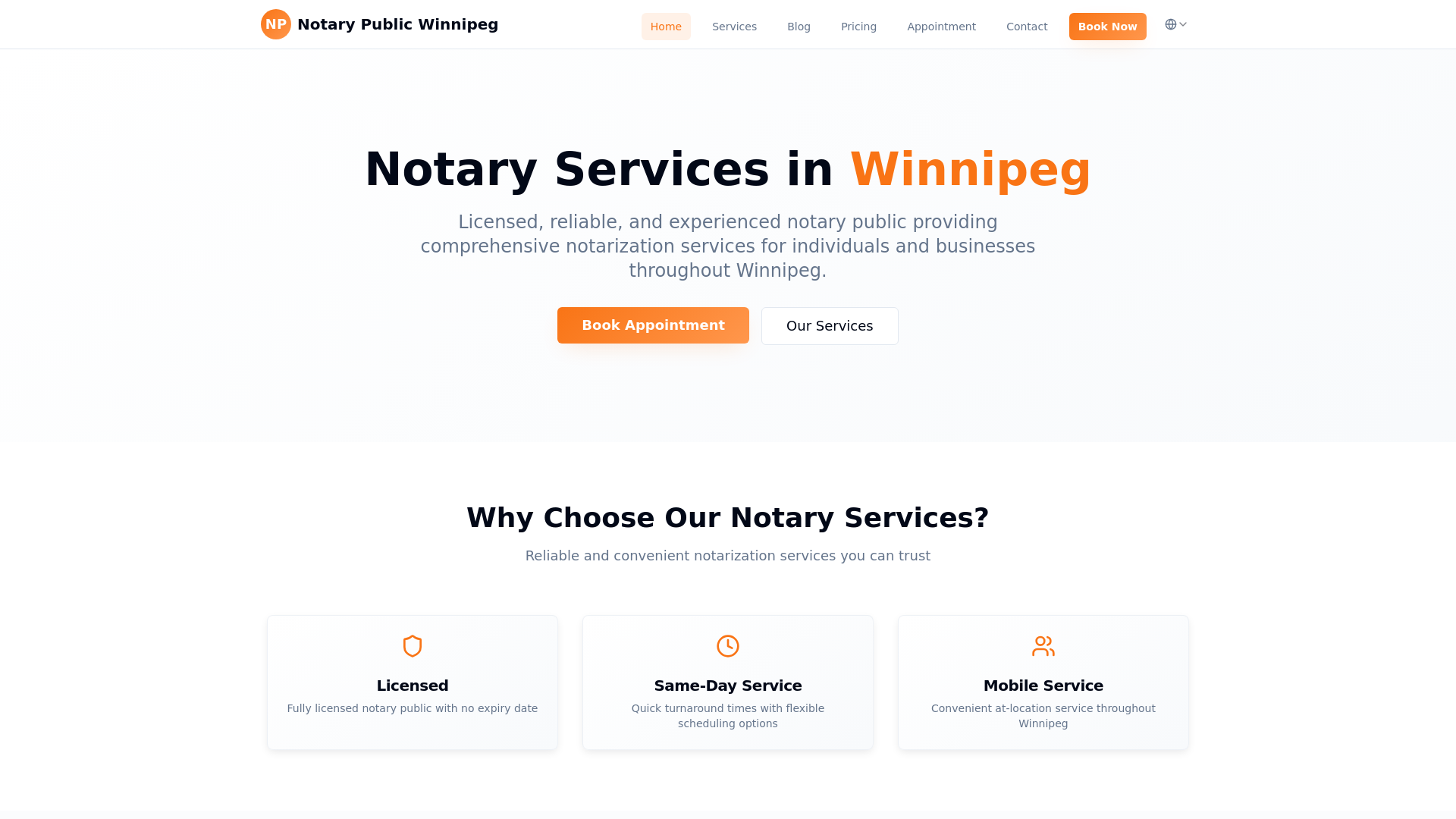 Notary Public Winnipeg - Professional Notarization Services