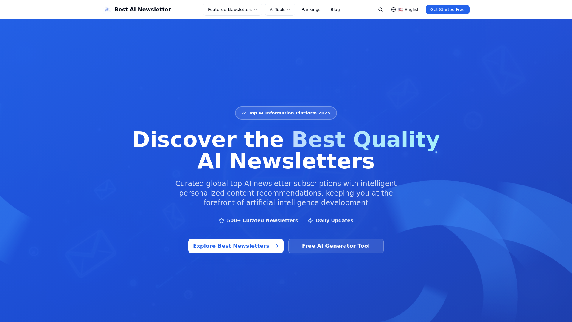 Best AI Newsletters 2025 - Top Curated AI Newsletter Directory