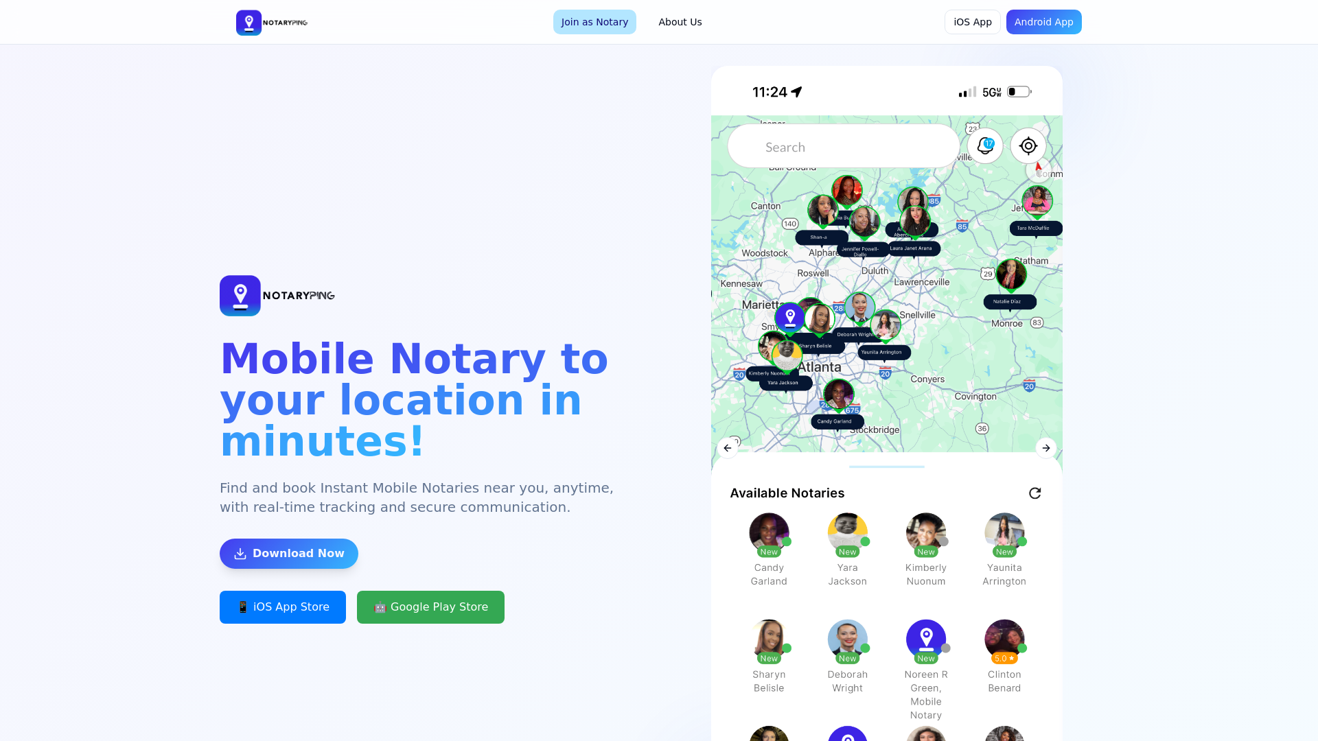 NotaryPing - Instant Mobile Notaries at Your Fingertips