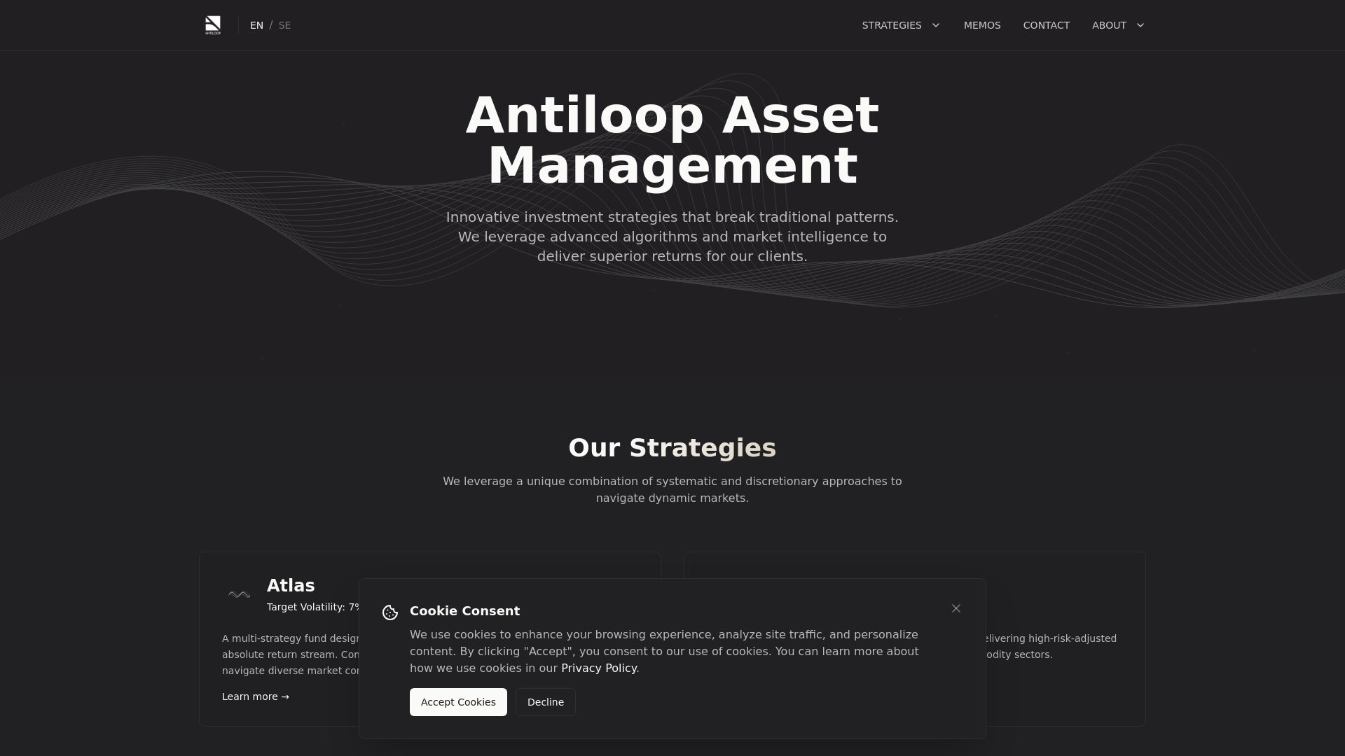 Antiloop Asset Management - Innovative Investment Strategies