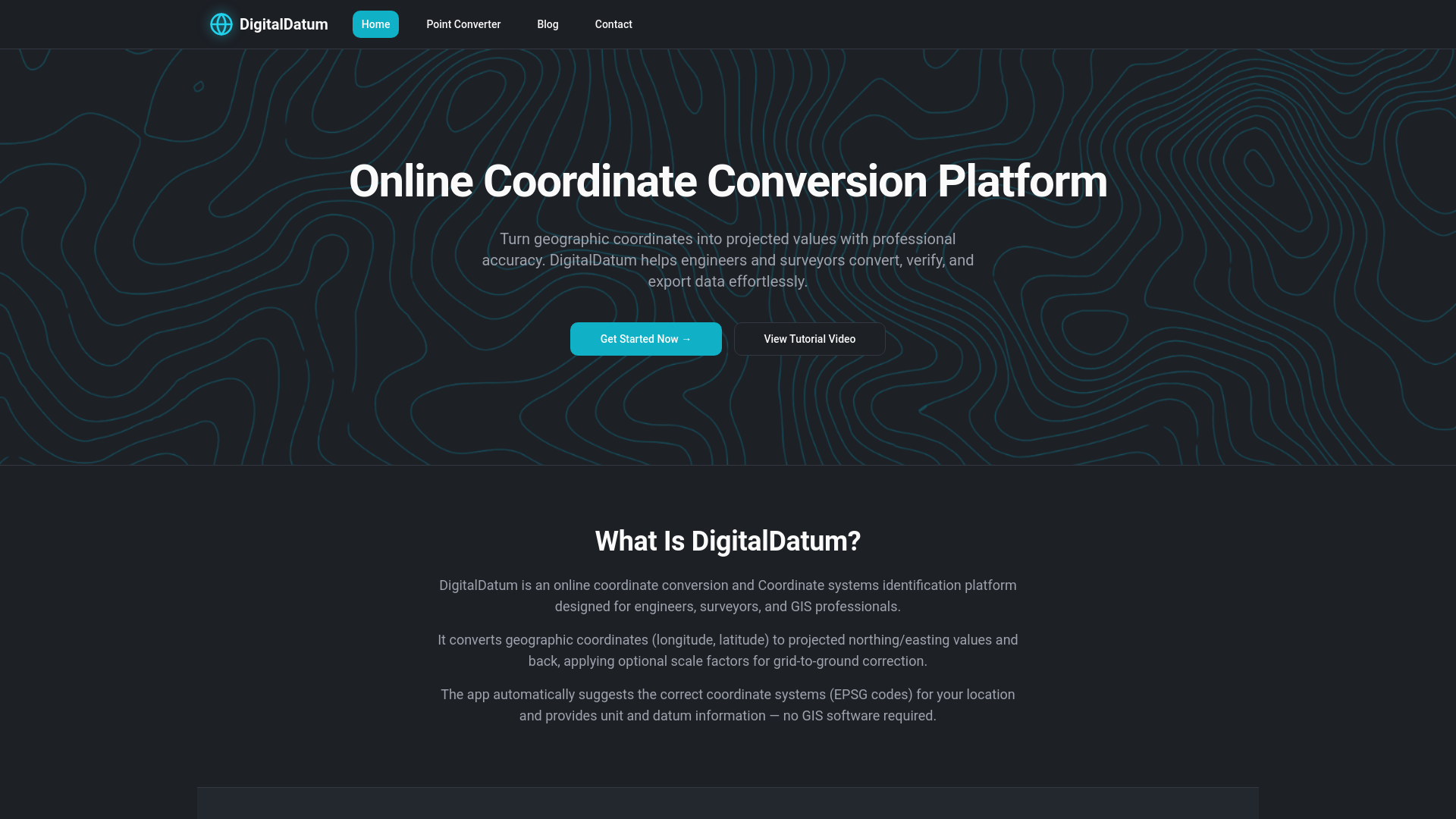 DigitalDatum — Convert Coordinates & Find the Right Coordinate System