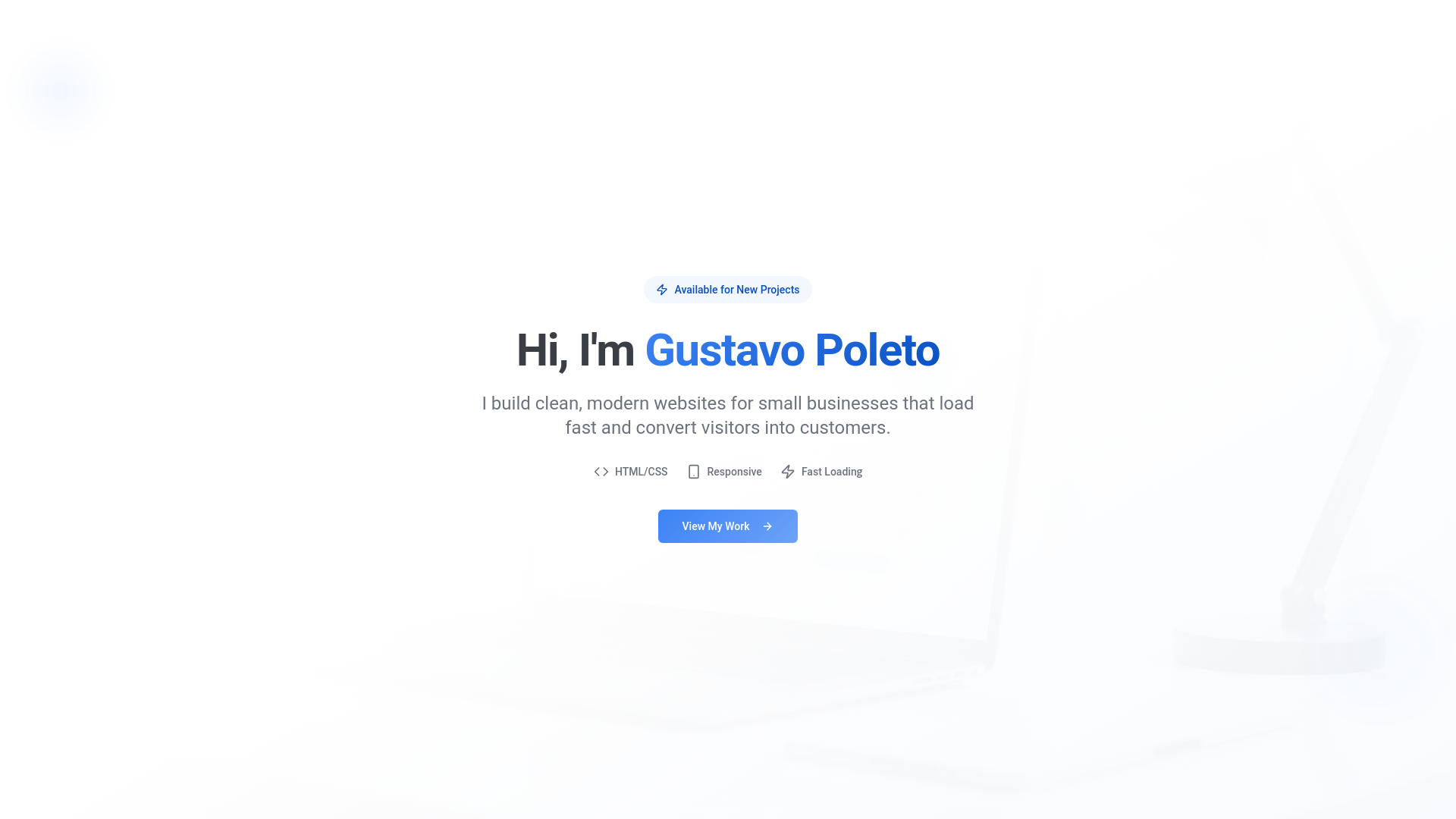 Gustavo Poleto - Web Designer & Developer