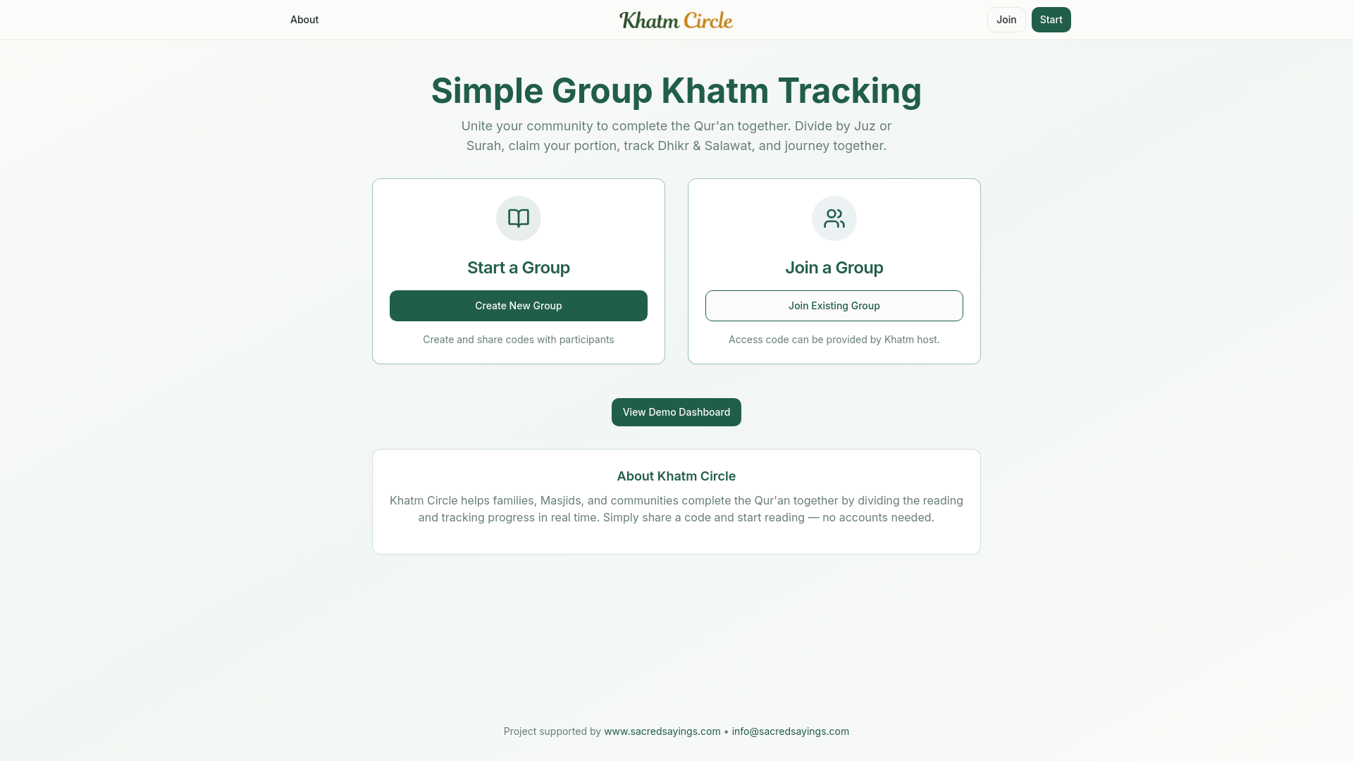 Khatm Circle - Unite Your Community to Complete the Qur'an Together