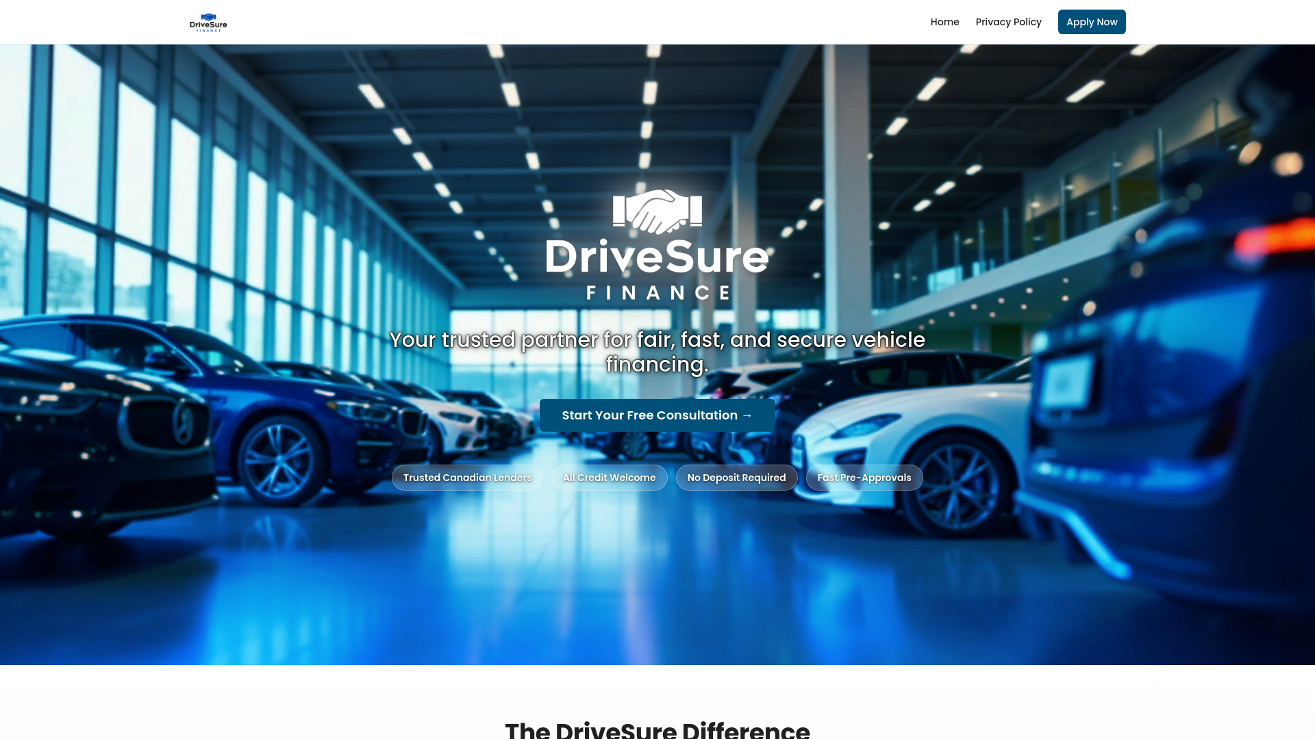 DriveSure Finance Inc. | Fast, Honest Auto Financing