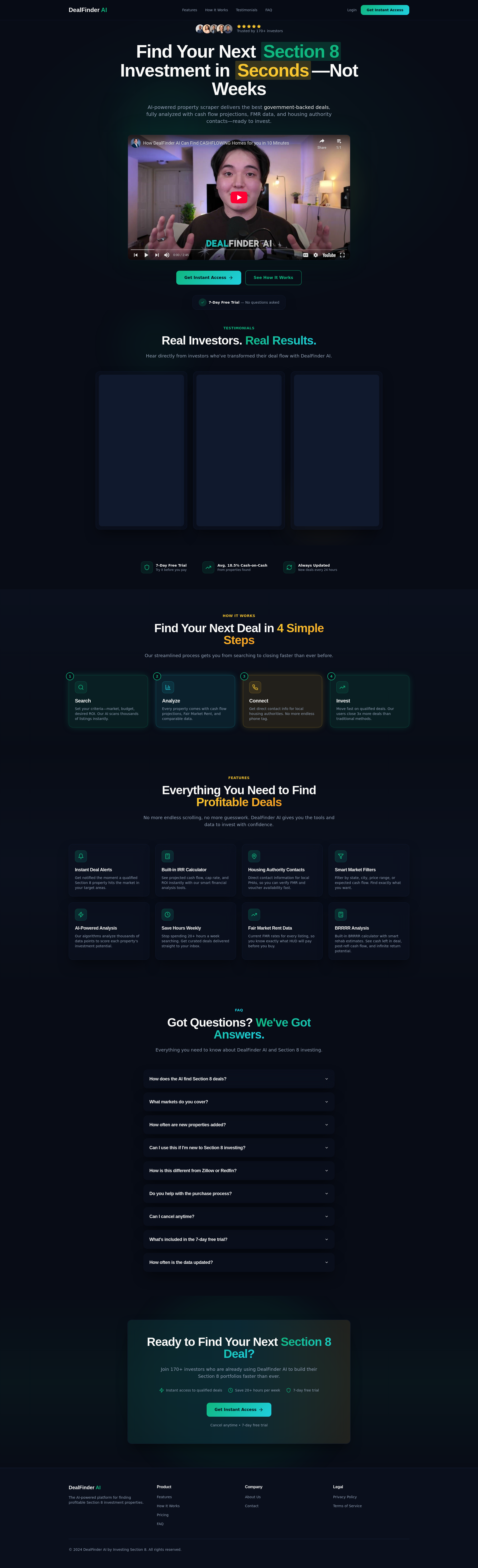 DealFinder AI | Investment Property Deals