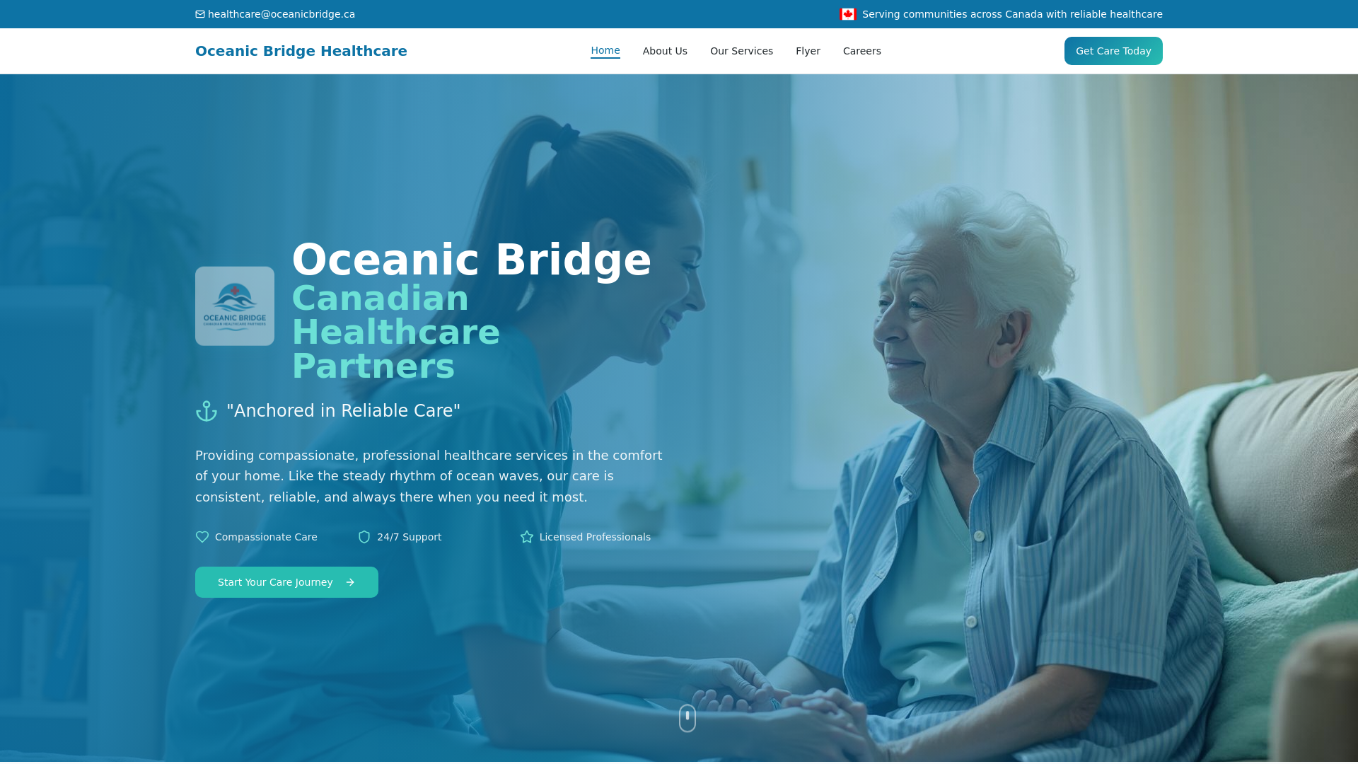 Oceanic Bridge Canadian Healthcare Partners - Anchored in Reliable Care