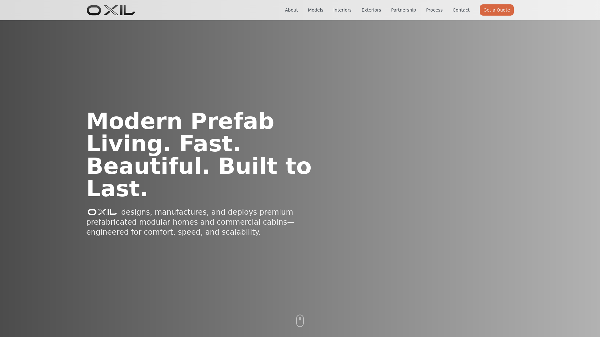 OXIL - Modern Prefab Homes | Fast, Beautiful, Built to Last