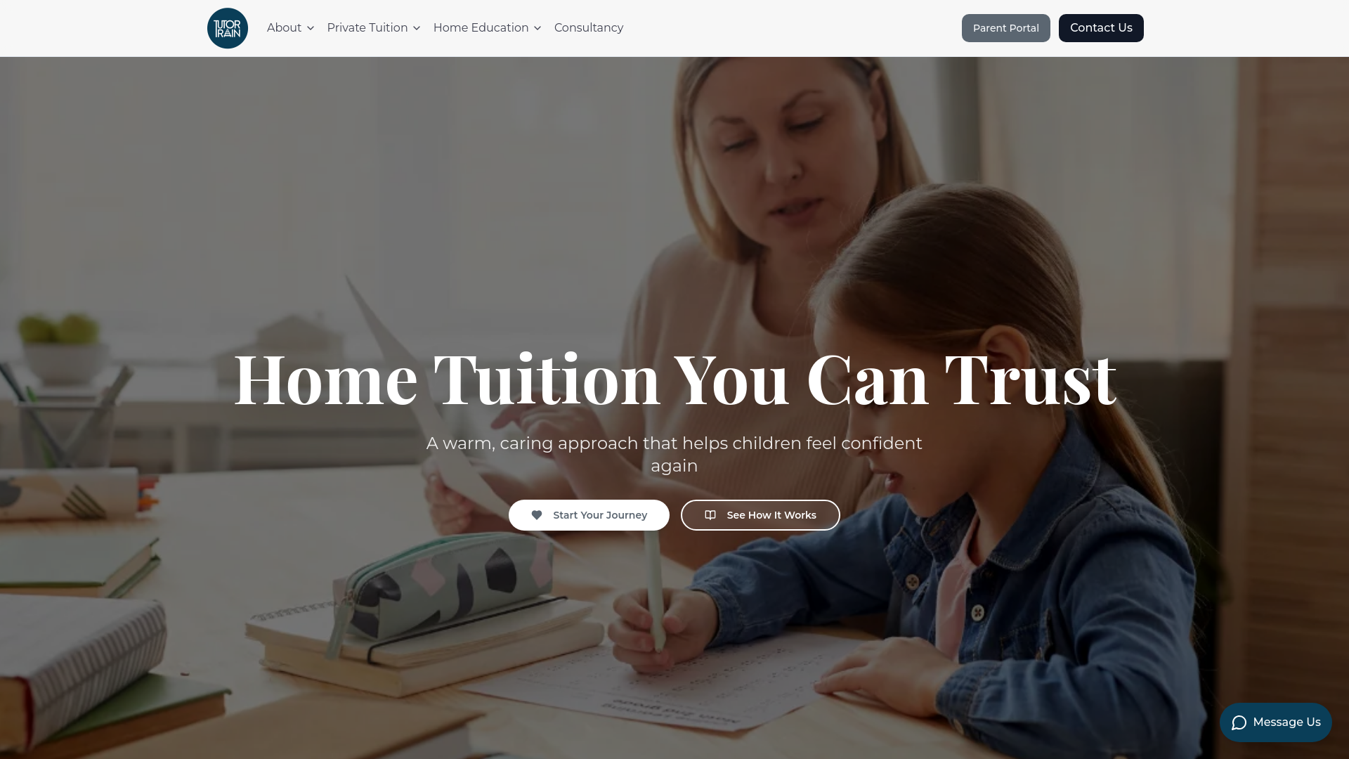 Tutor Train | Where learning feels safe, supportive, and joyful.
