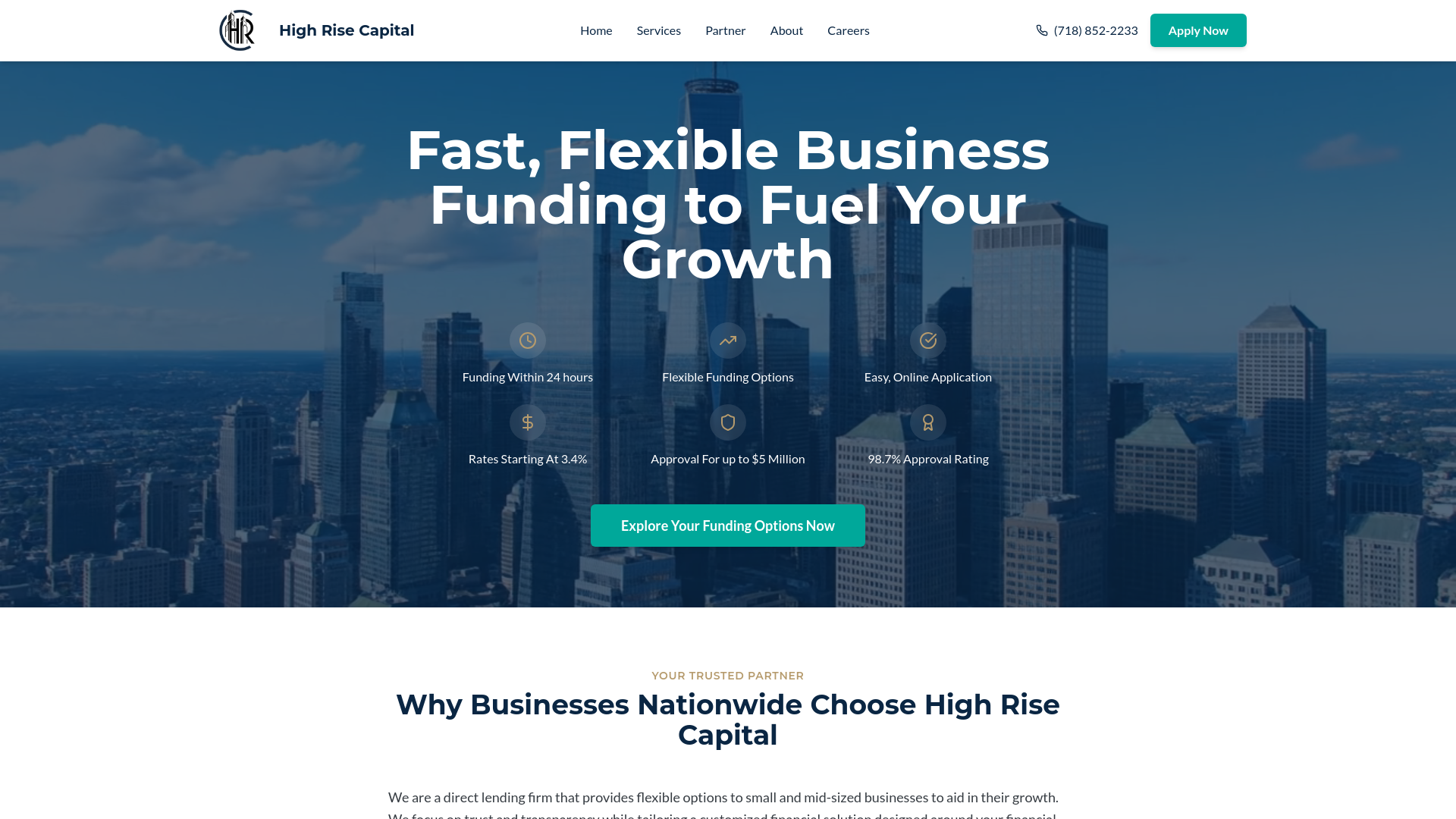 High Rise Capital - Fast Business Funding for Small & Mid-Sized Businesses