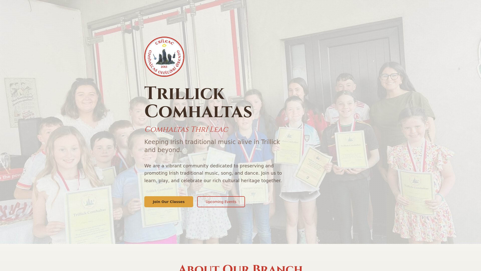 Trillick Comhaltas – Comhaltas Thrí Leac | Irish Traditional Music