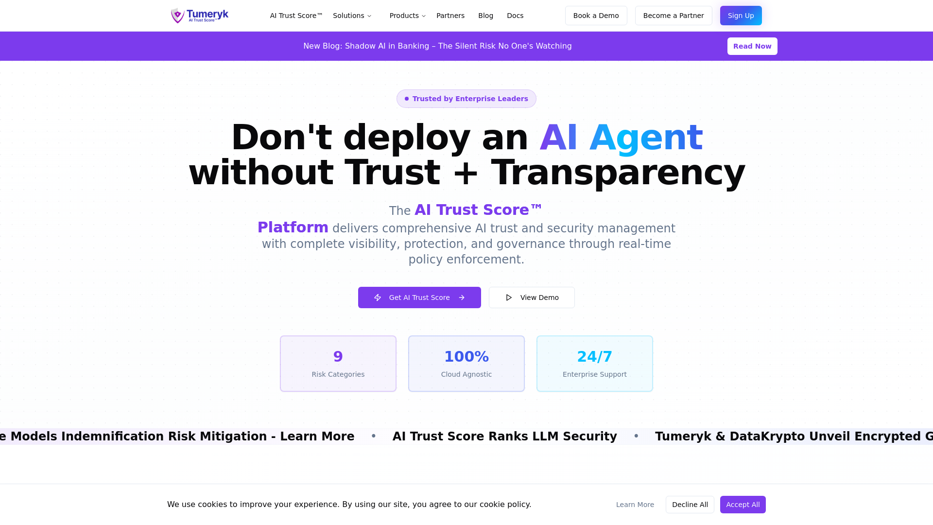 AI Trust Score™ Platform for GenAI Security & Governance