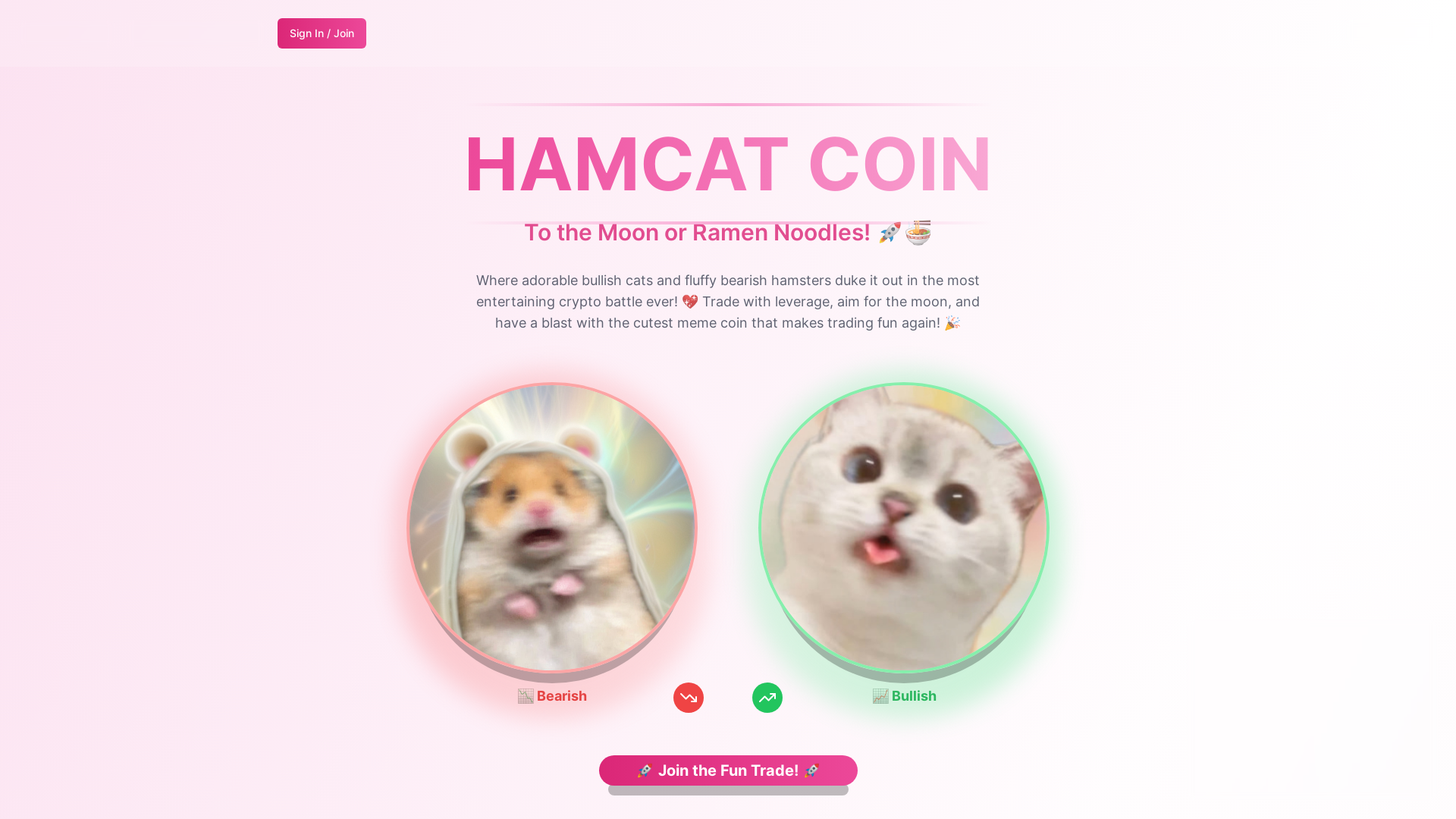 HAMCAT COIN - Bullish Cats vs Bearish Hamsters | Crypto Meme Coin