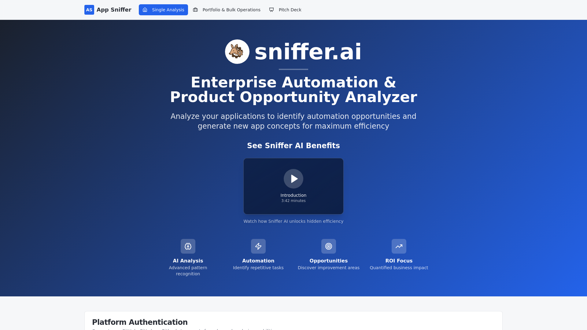 Enterprise Automation Analyzer