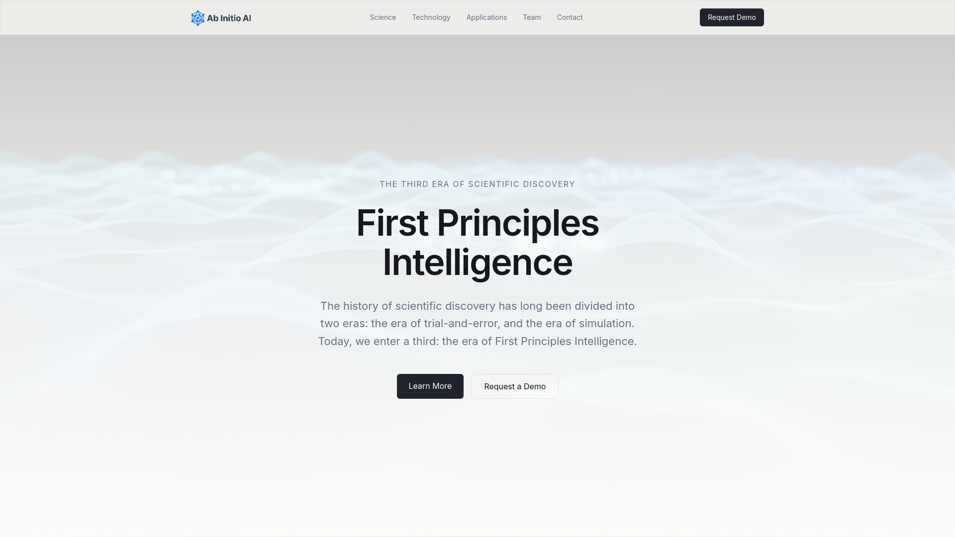 Ab Initio AI | First Principles Intelligence