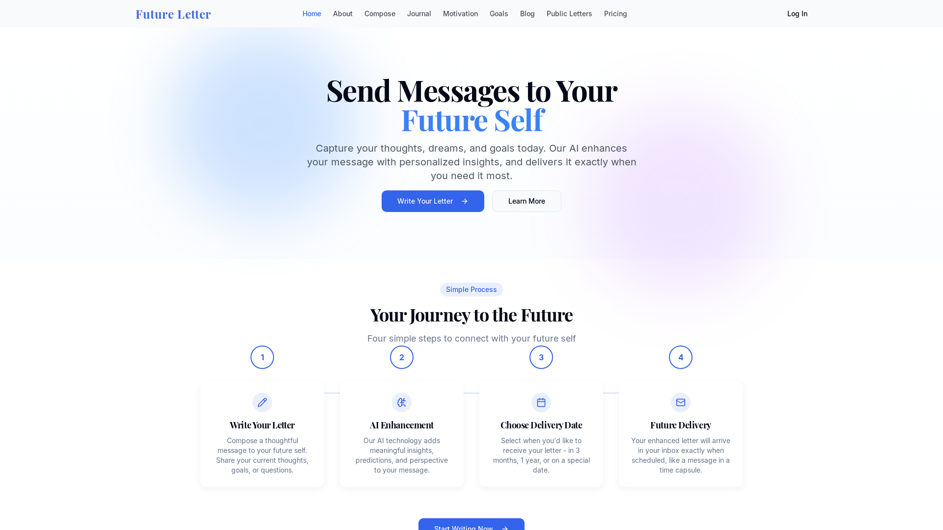 Future Letter - Write to Your Future Self