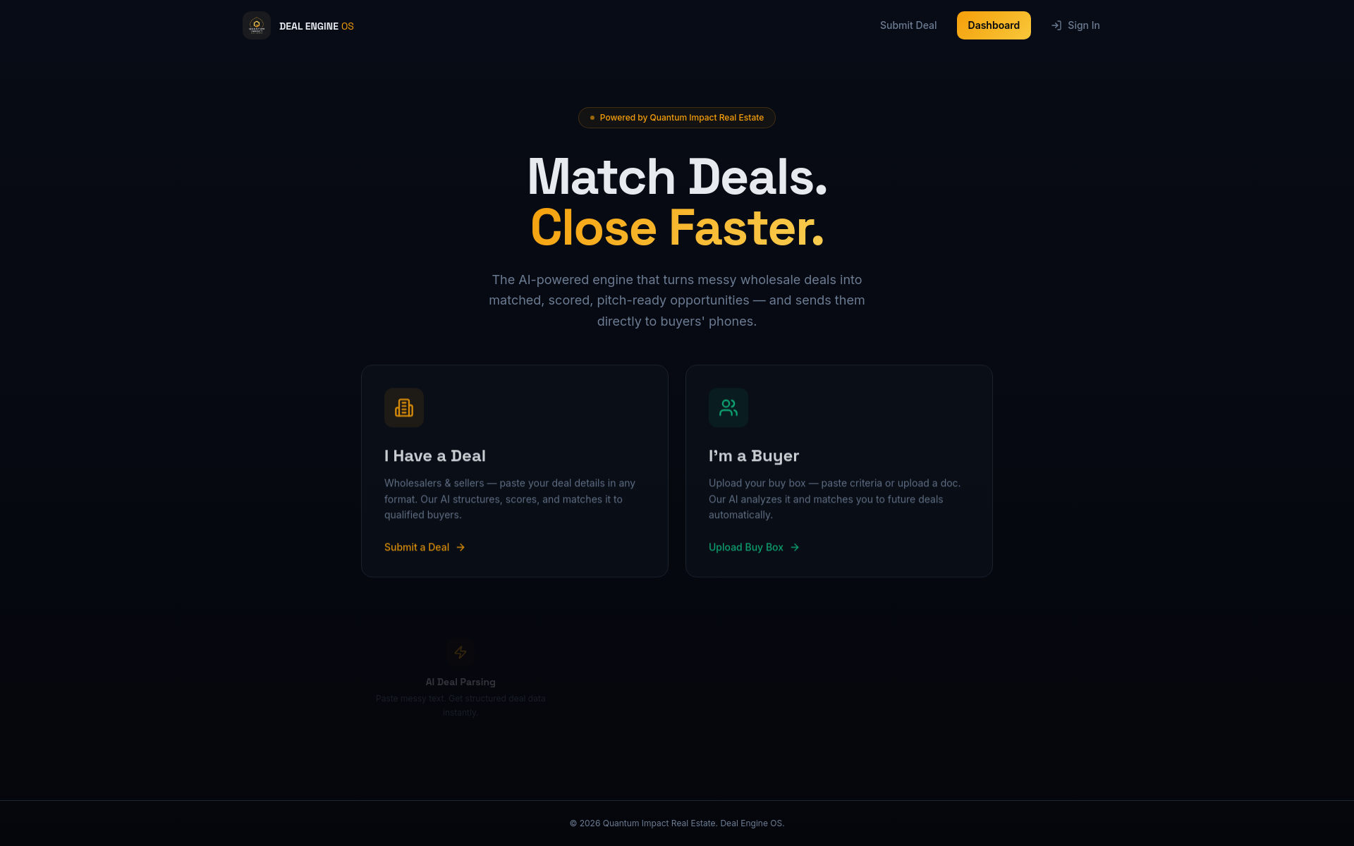 Deal Engine OS