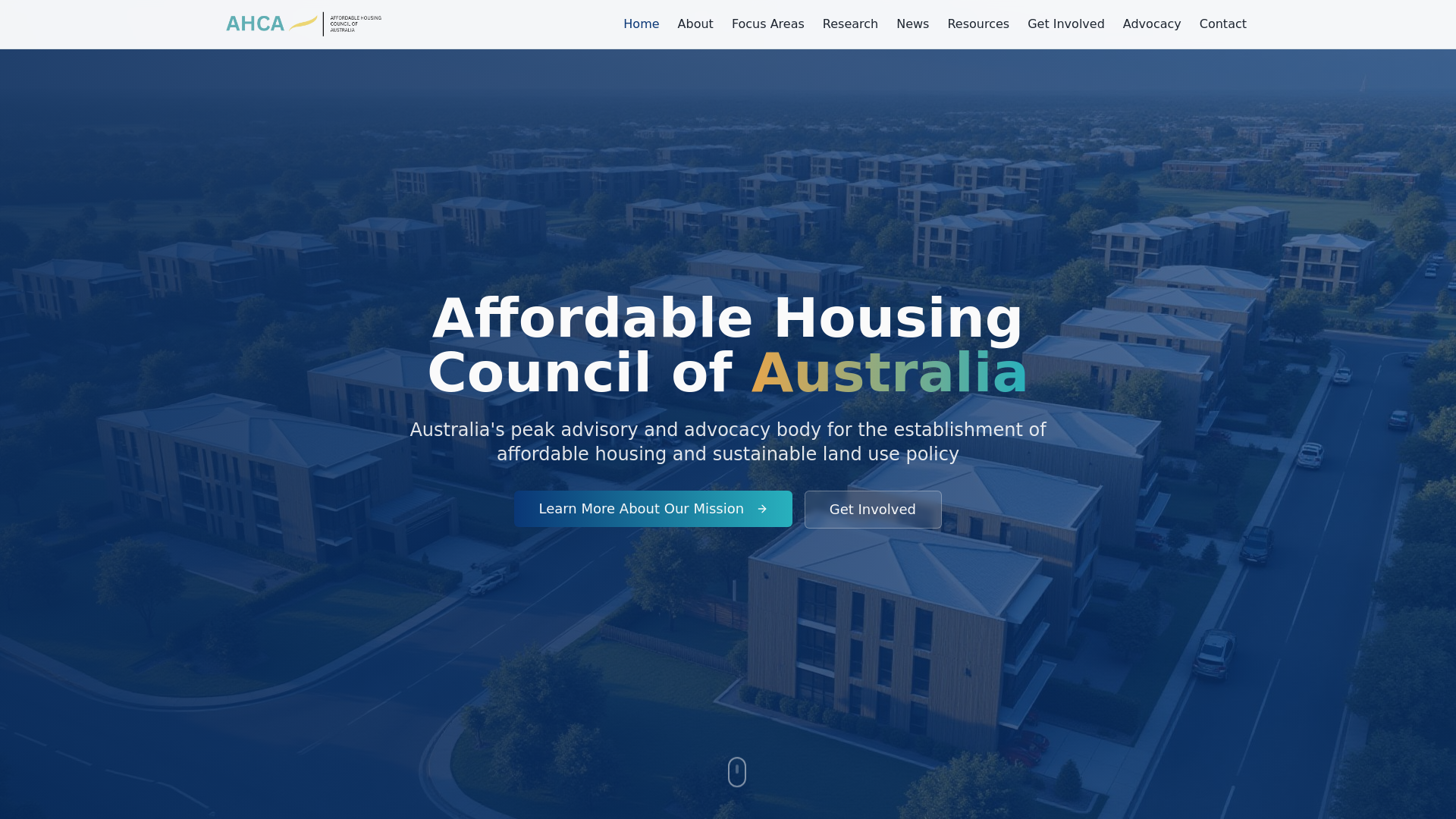 Affordable Housing Council of Australia - AHCA
