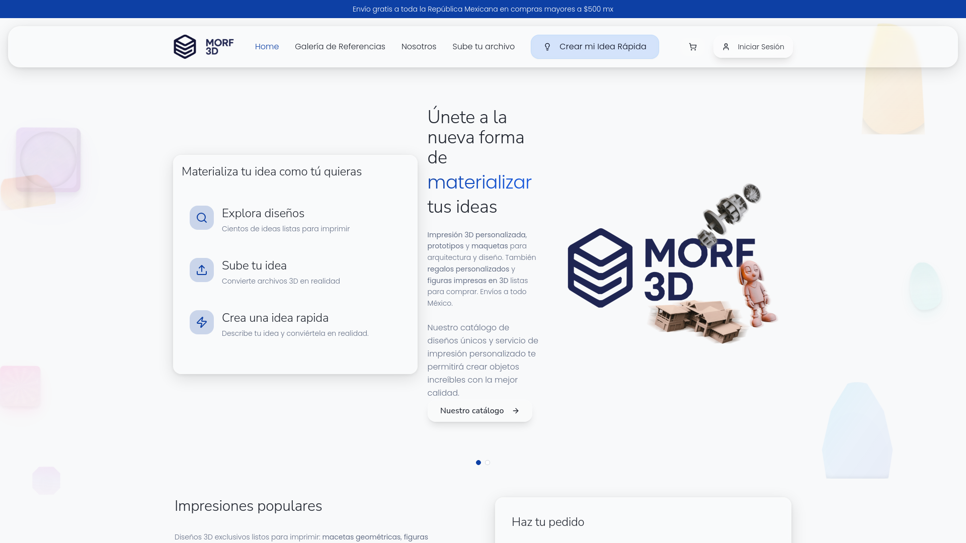 Morf 3D - Materializa tus ideas