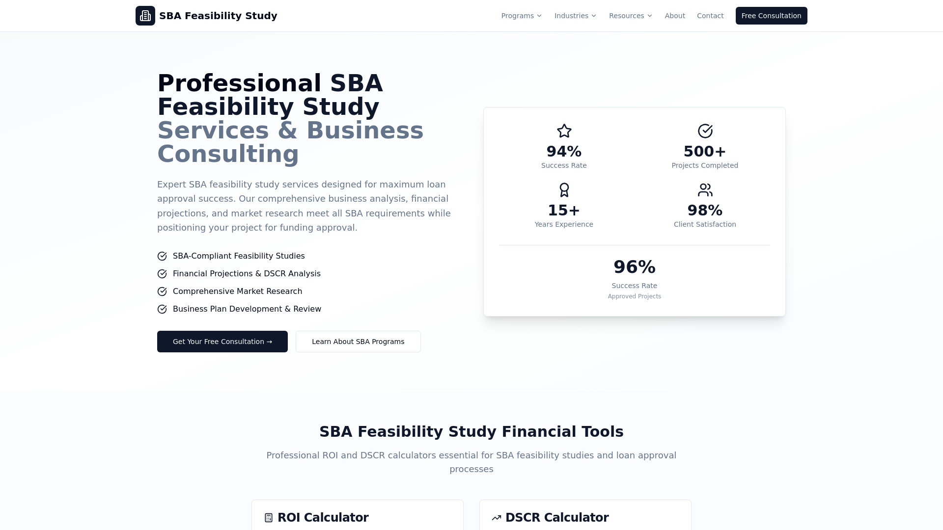 SBA Fee Calculator | FY2026 7(a) & 504 Fees | Free Tool