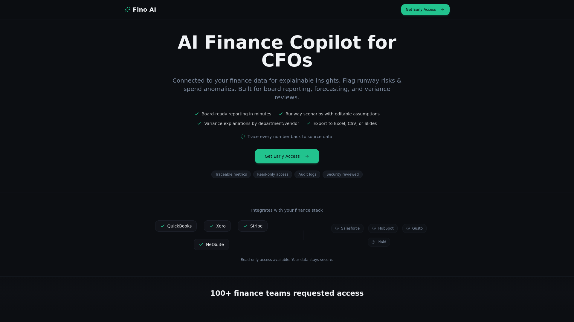 Fino AI - AI CFO Assistant