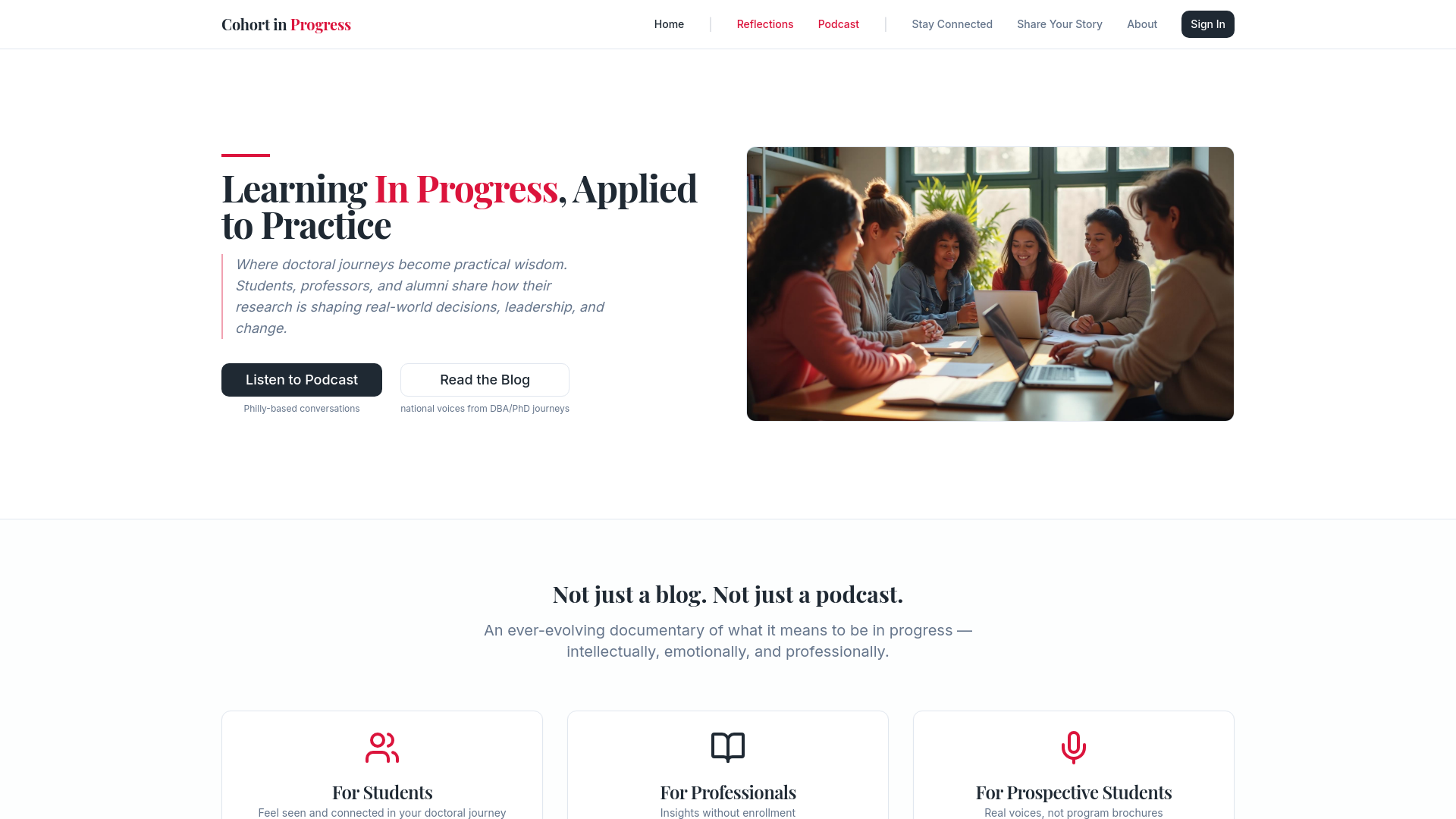 cohort-in-progress