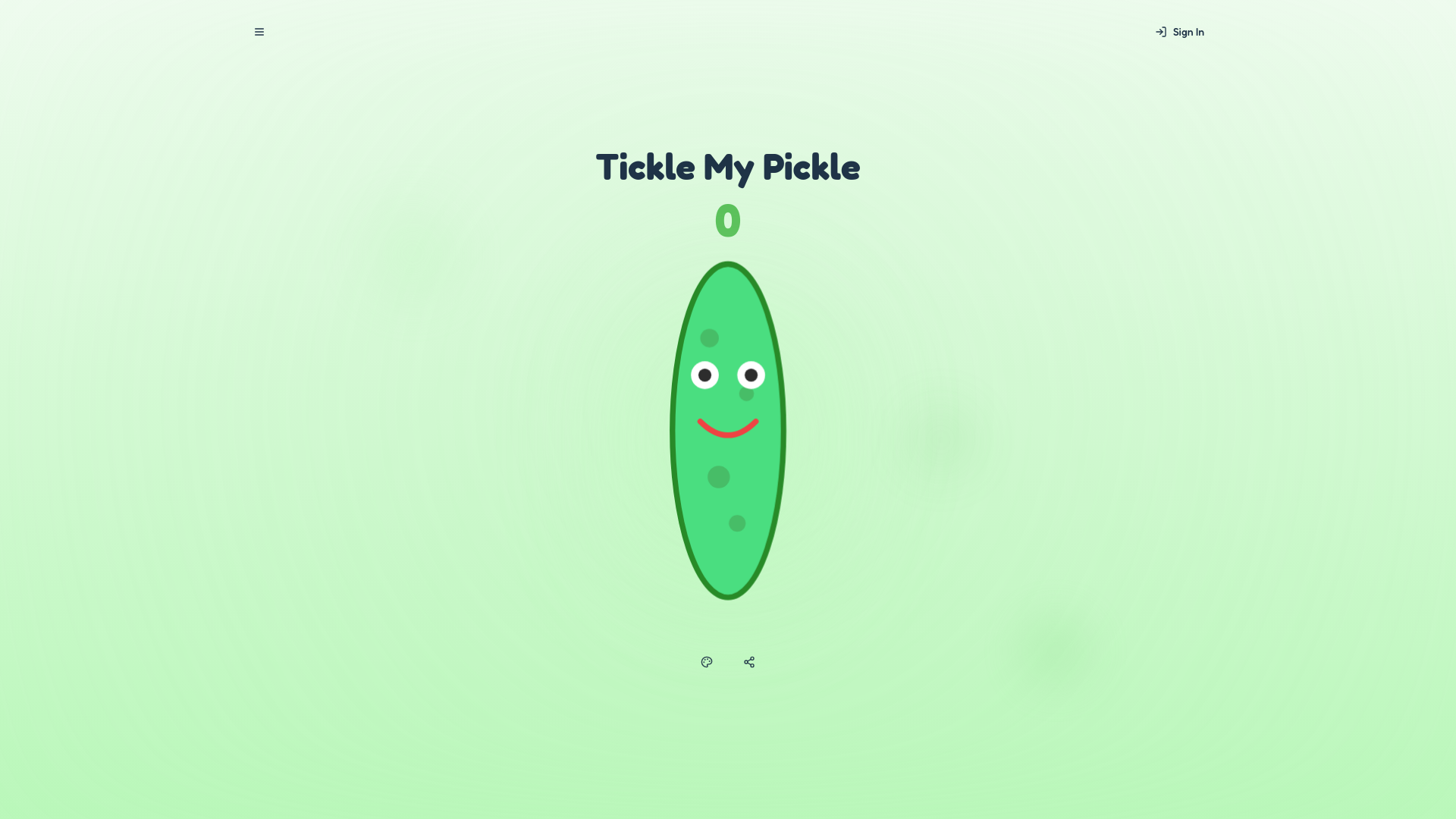 Tickle My Pickle - Interactive Fun Game | Leaderboard & Achievements