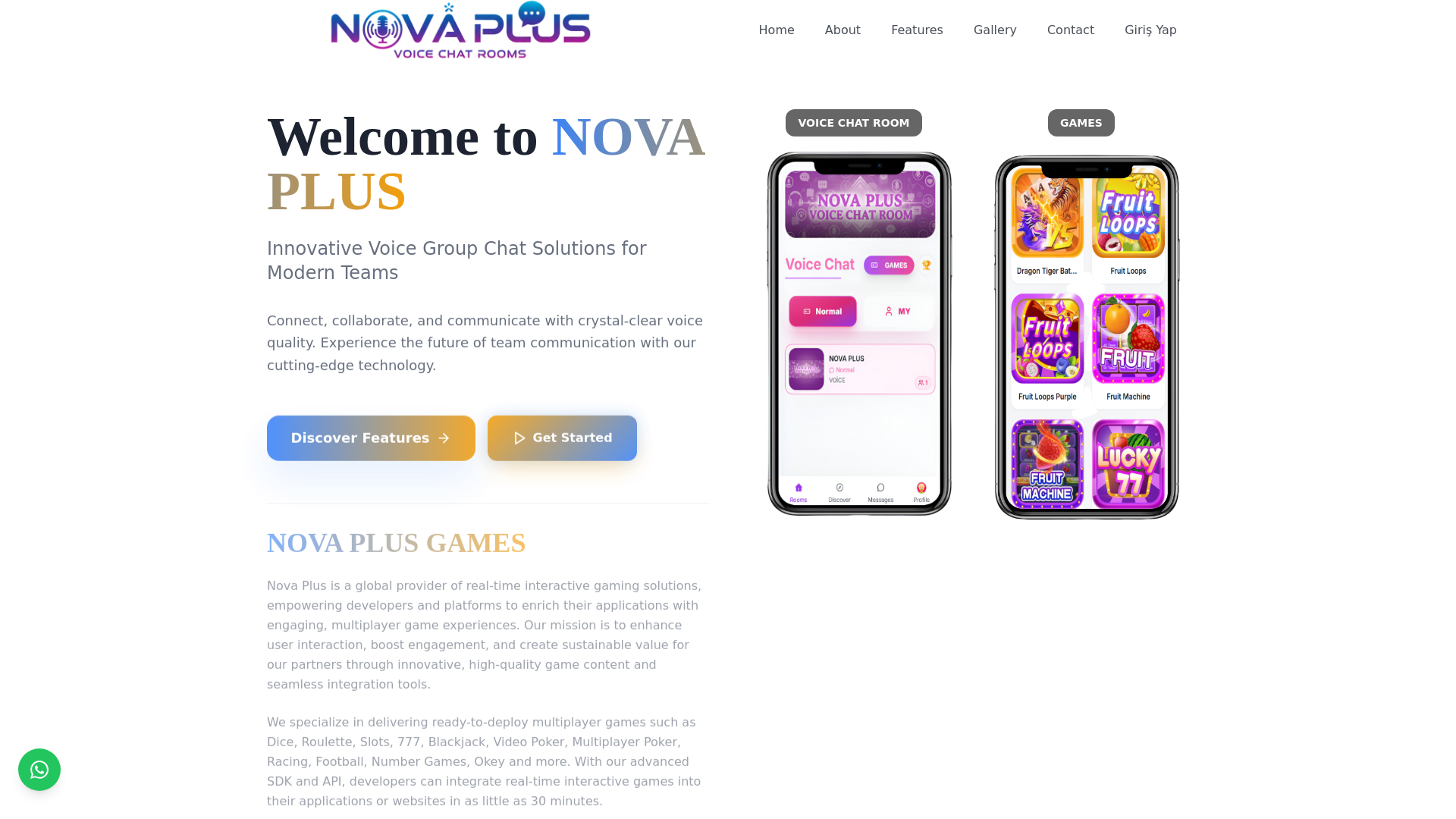 Nova Plus - Innovative Voice Group Chat Solutions
