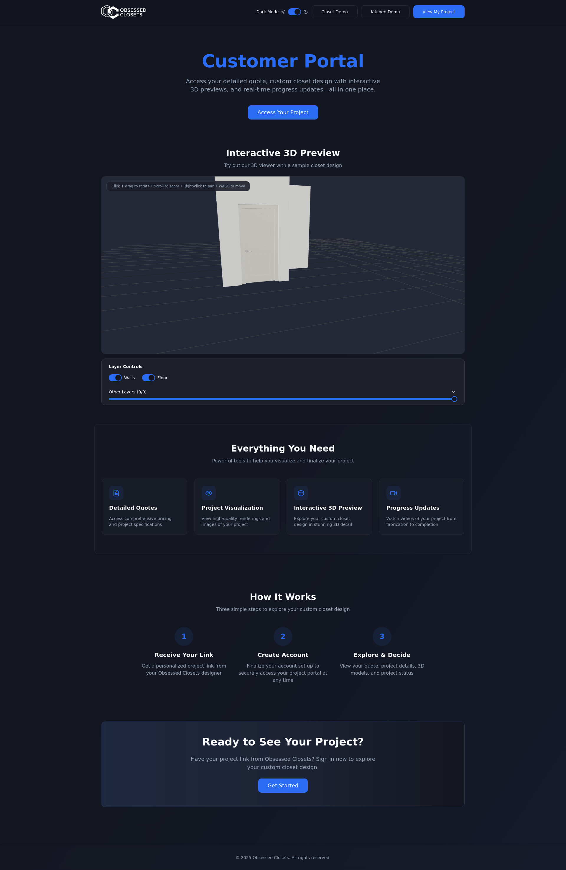 OC Customer Portal