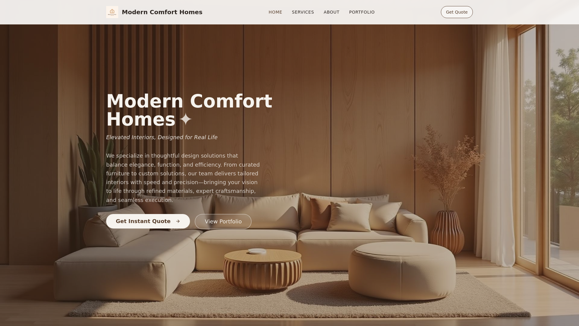 Modern Comfort Homes - Elevated Interiors, Designed for Real Life