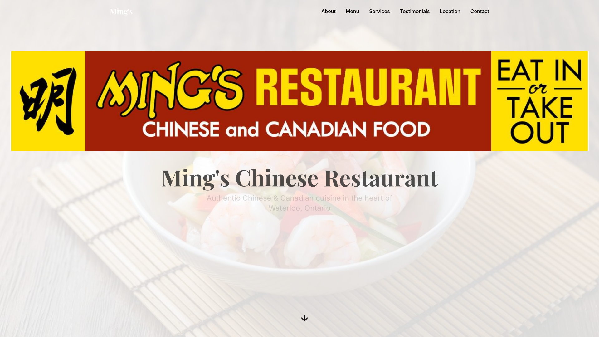 Ming's Chinese Restaurant | Authentic Food in Waterloo