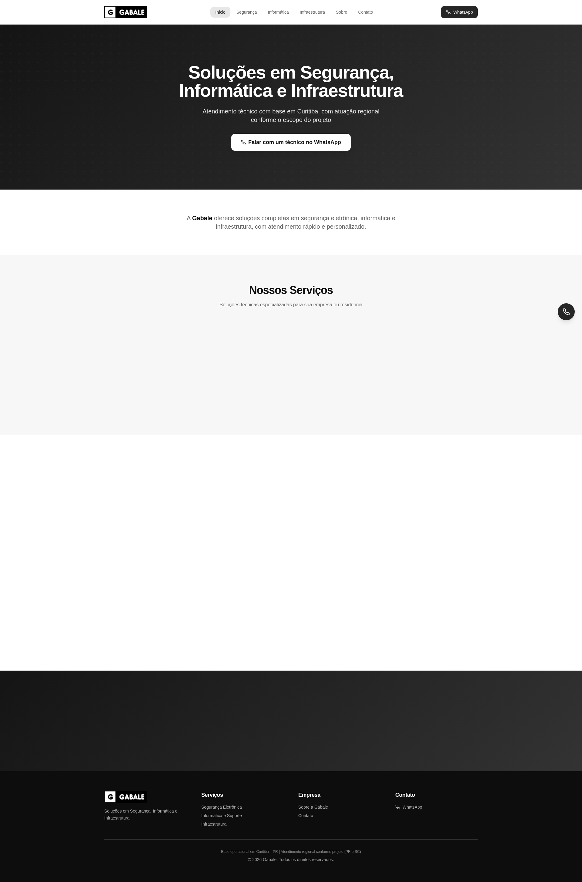 Gabale – Soluções em Segurança, Informática e Infraestrutura
