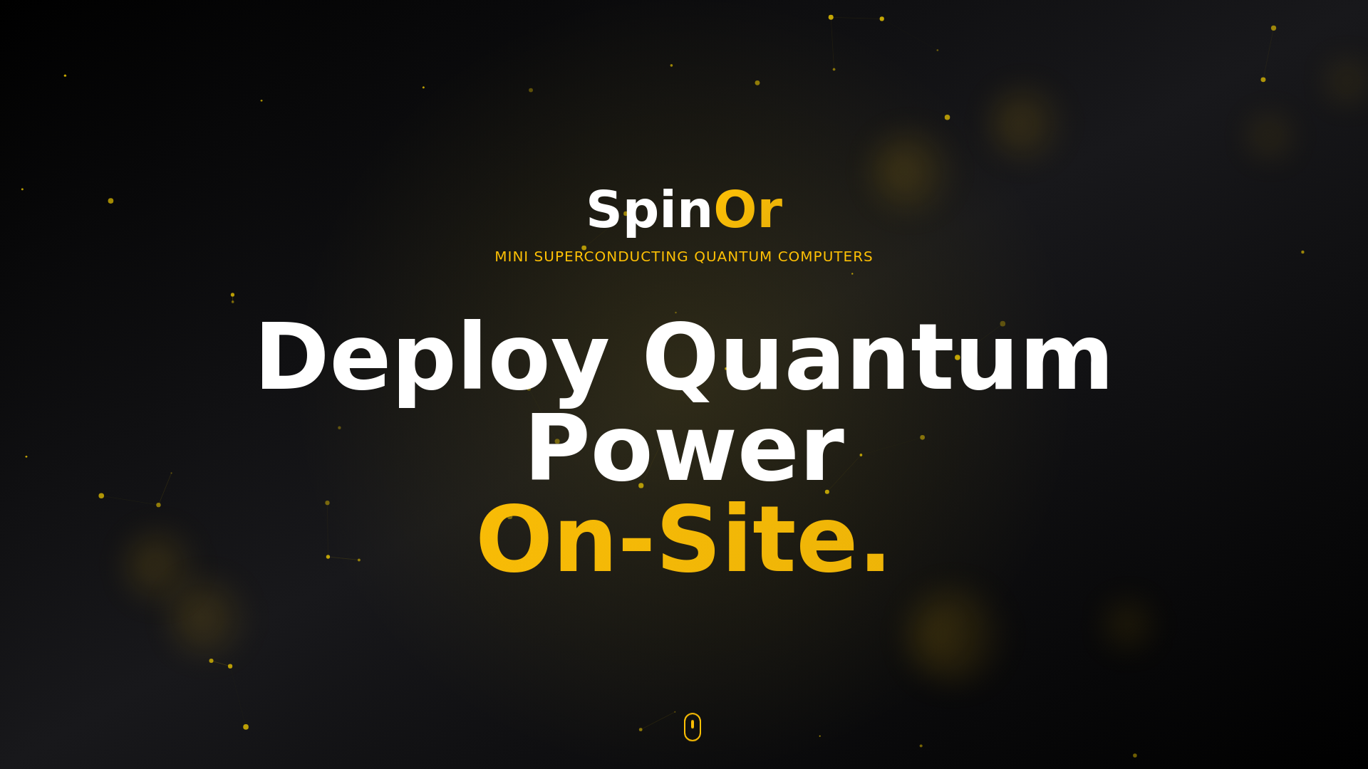 SpinOr - Mini Superconducting Quantum Computers