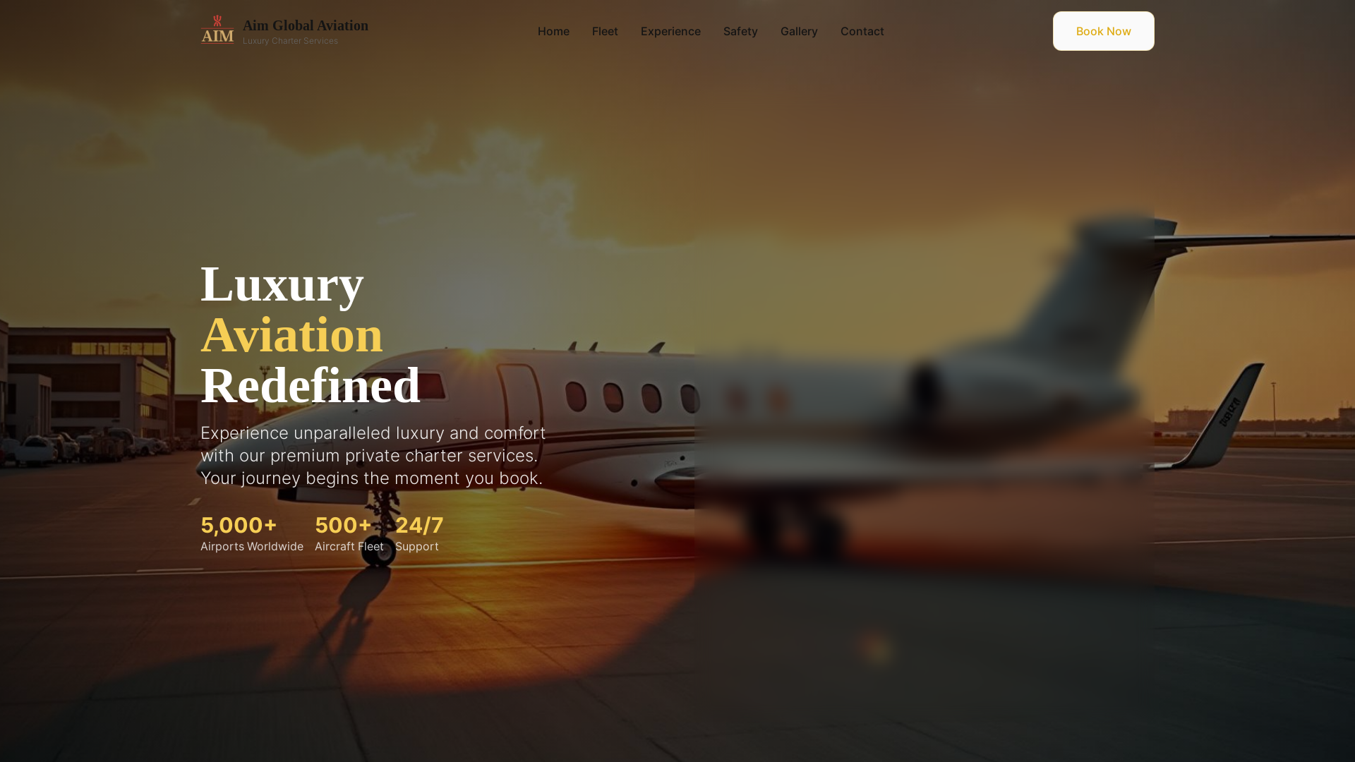 Aim Global Aviation - Luxury Private Charter Services