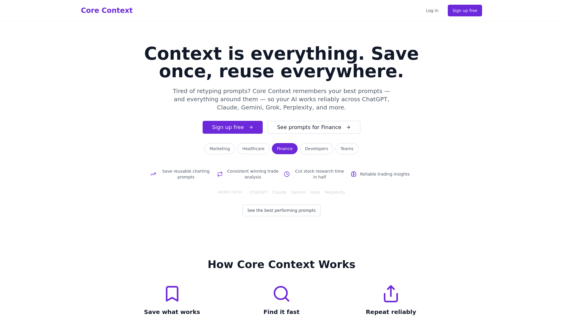 Core Context - Your AI Memory Hub