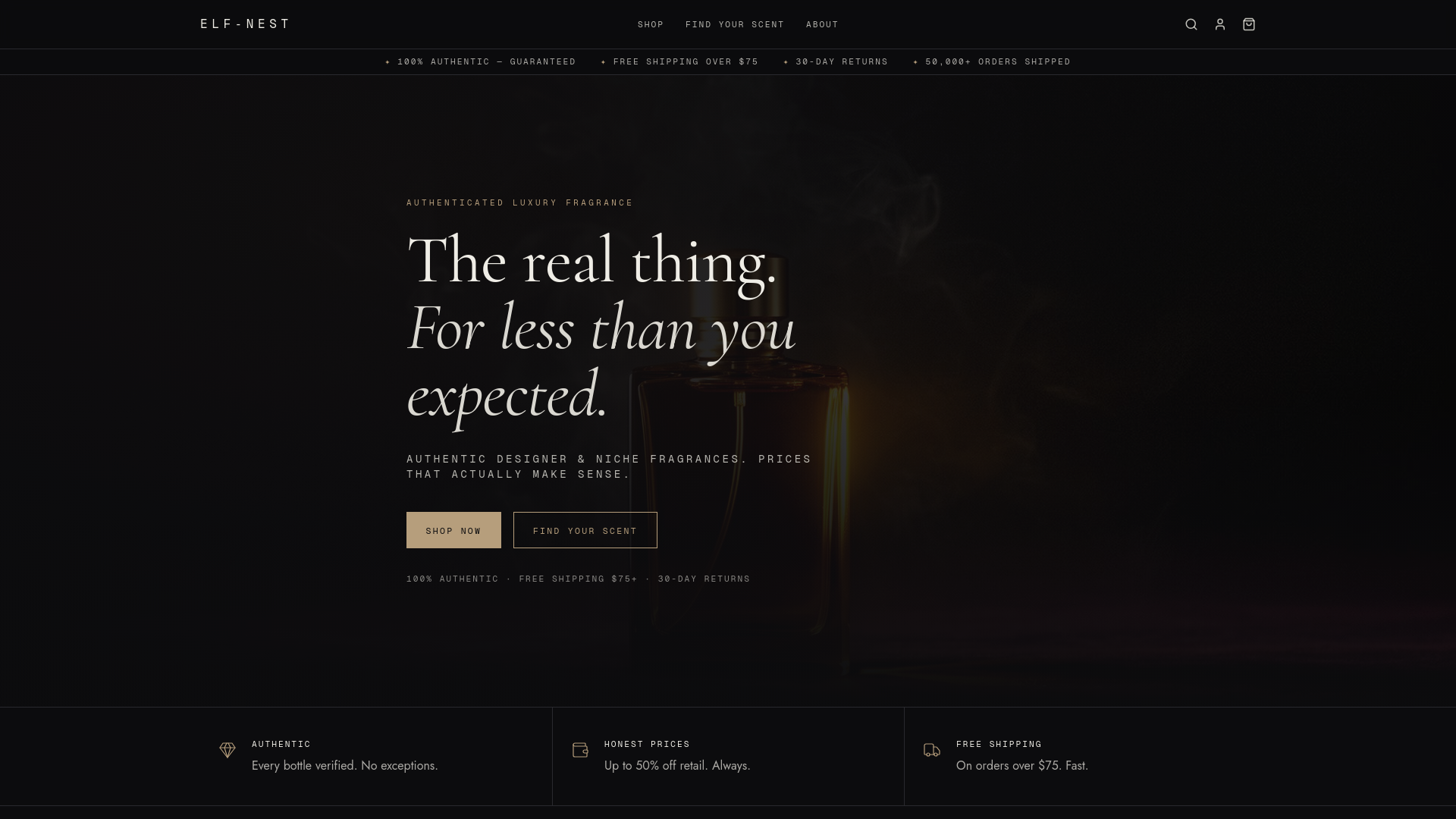 Scent & Stock — Luxury fragrance. Honest prices.
