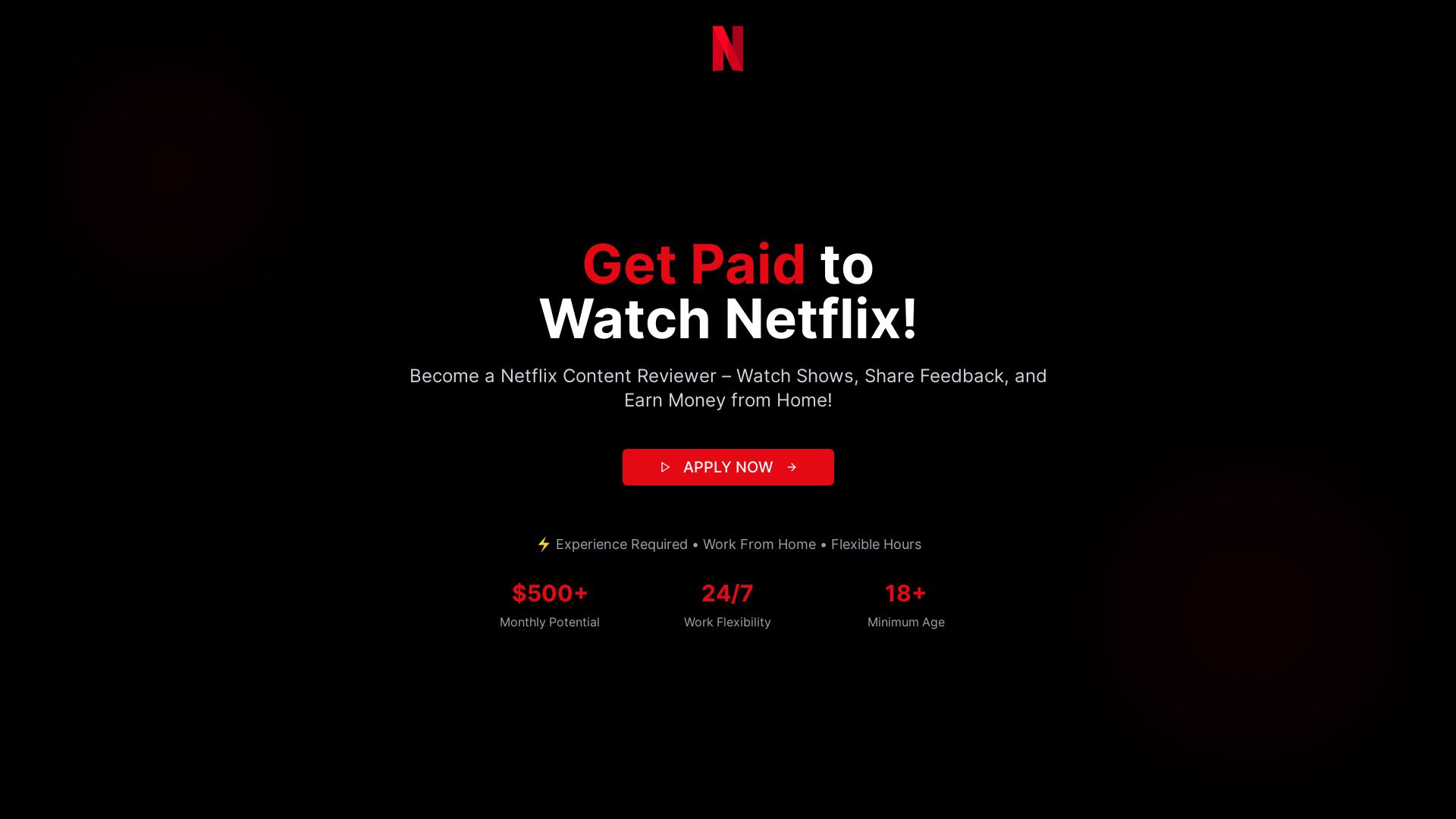 Apply Netflix Reviewer