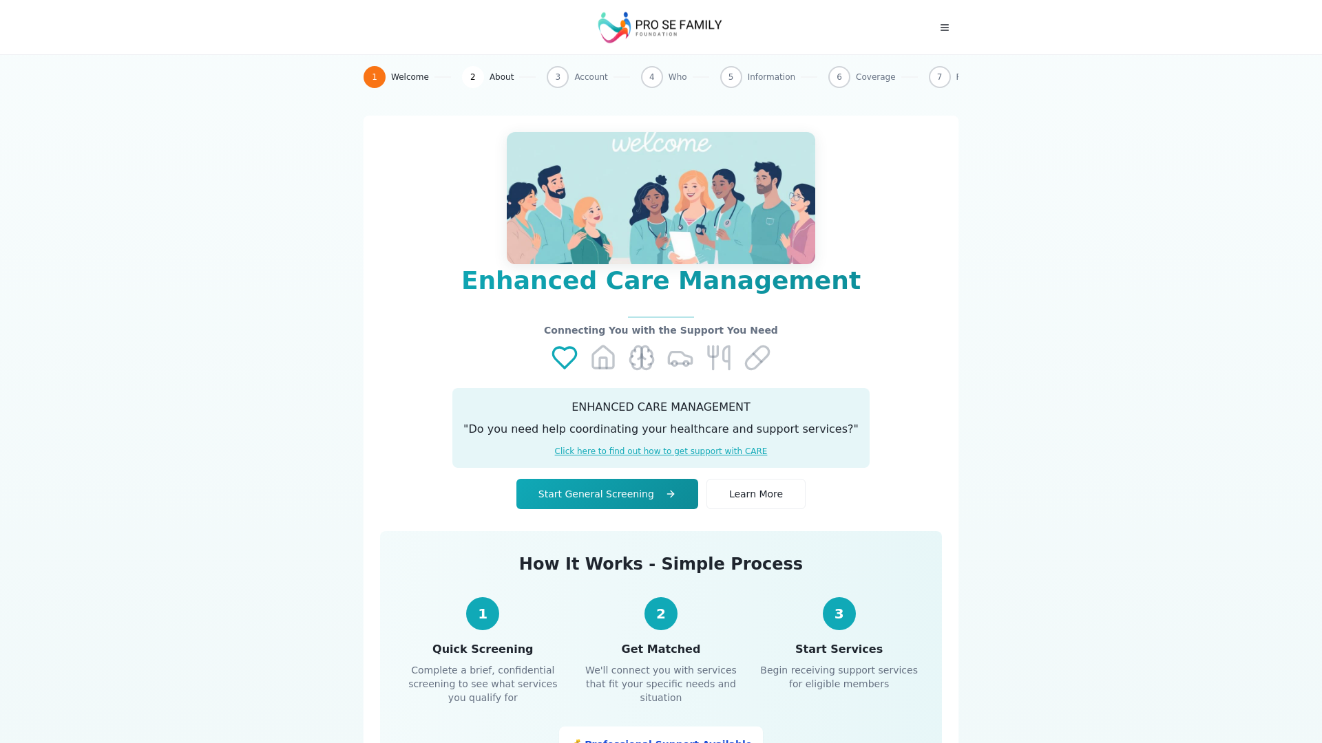 ECM Screening - Enhanced Care Management