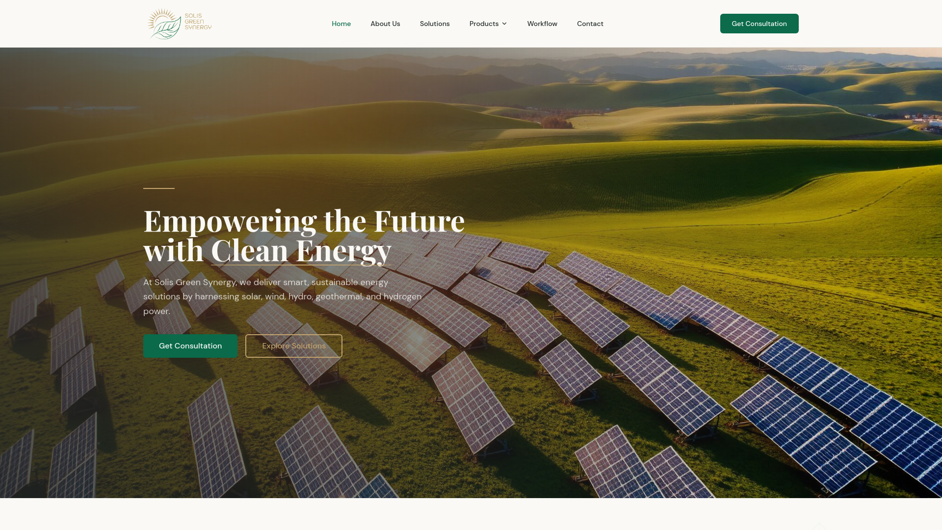 Solis Green Synergy | Clean Renewable Energy Solutions