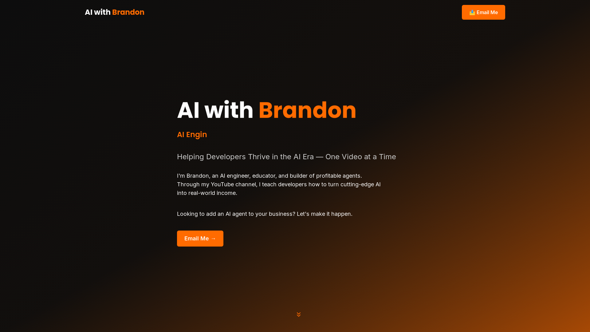 AI with Brandon - Helping Developers Thrive in the AI Era
