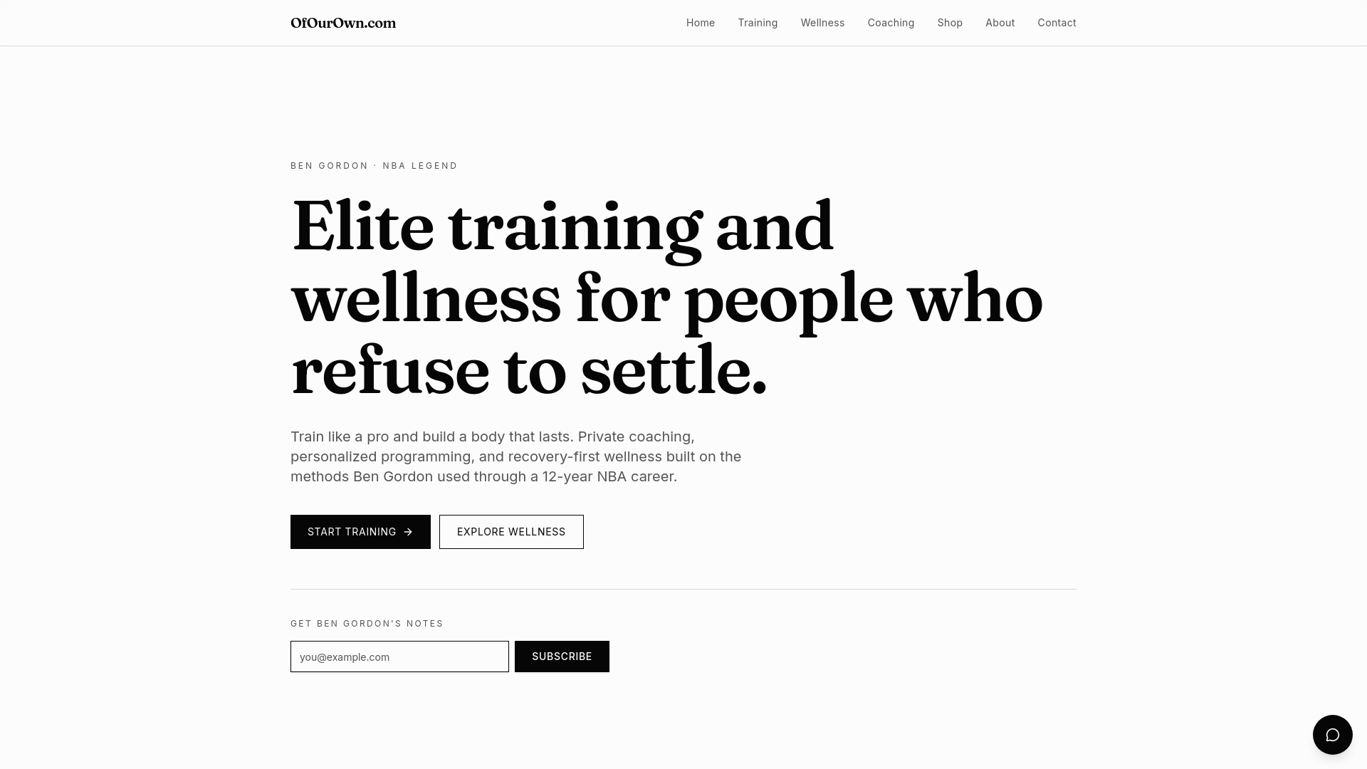 Book Your Evaluation — OOO Performance