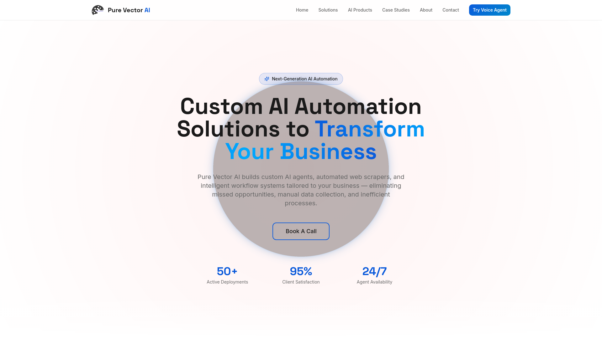 Pure Vector AI - Intelligent Automation for Modern Business