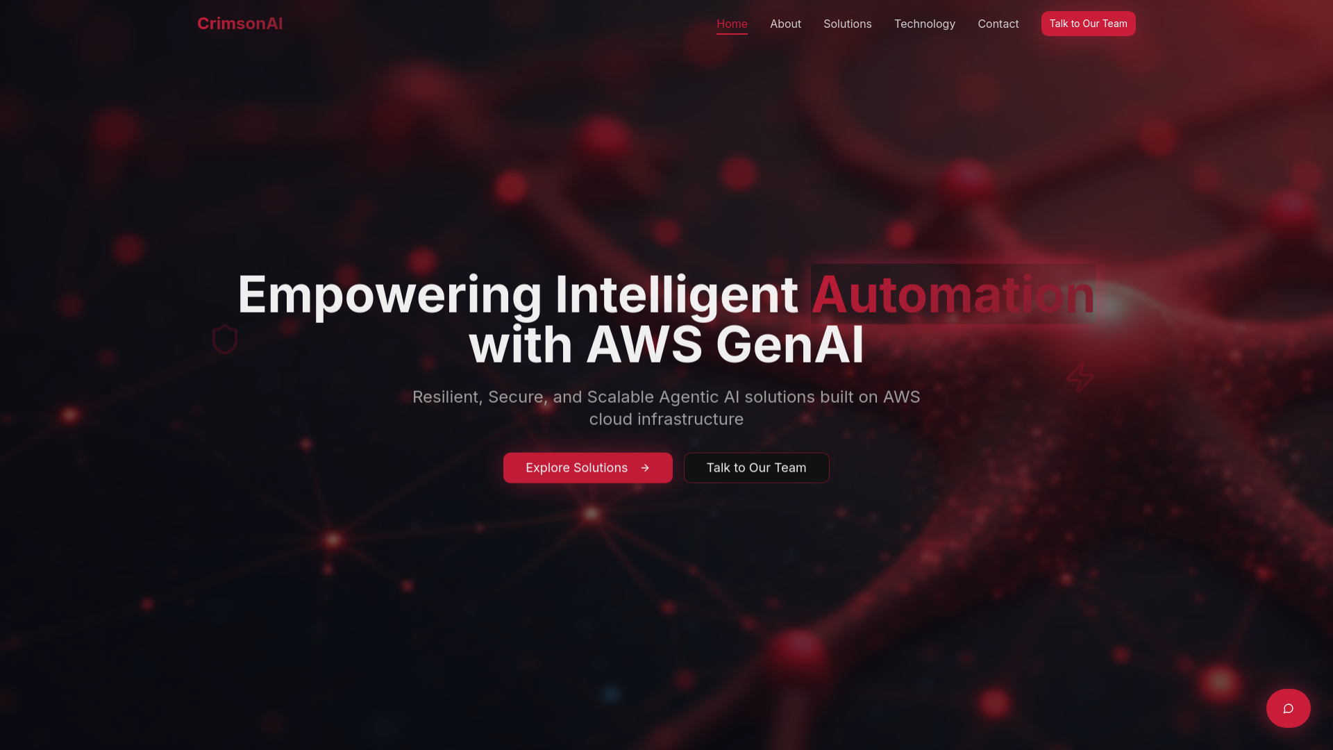 CrimsonAI - Enterprise AWS GenAI & Agentic AI Solutions